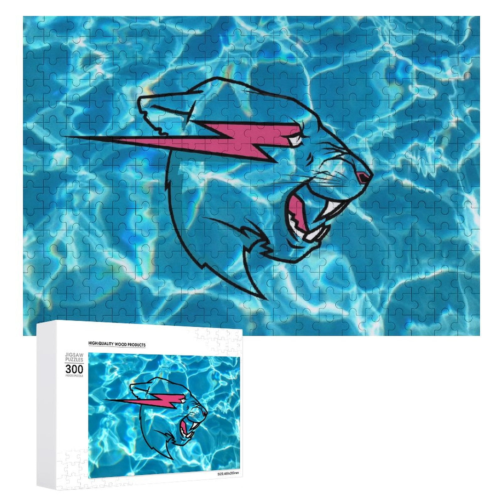 Puzzles for Kids Ages 4-6,Mr Beast Puzzle 300 Piece Puzzles for Kids ...