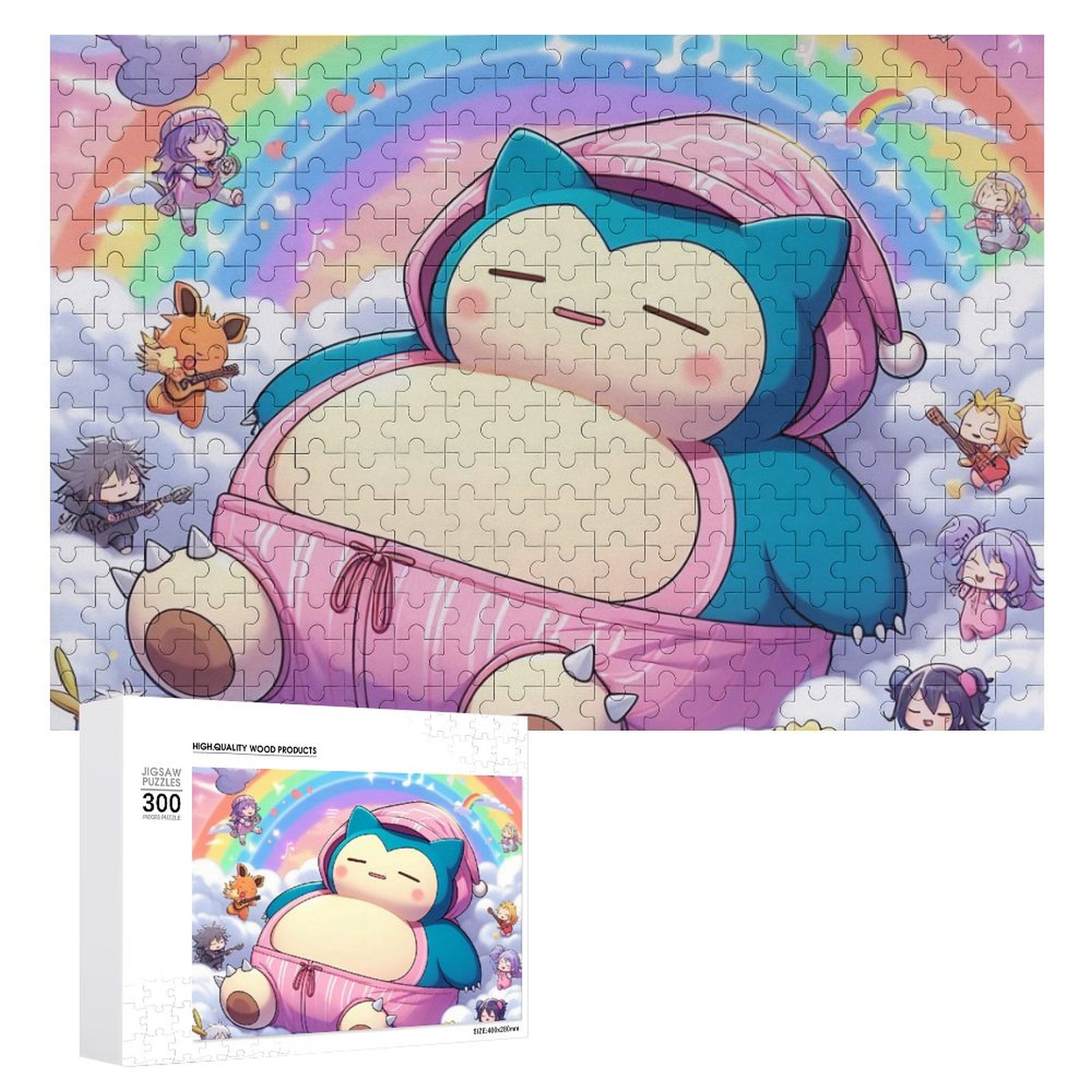 Puzzles for Kids Ages 4-6,P-okémon- Snorlax More Sleep Please Puzzles ...