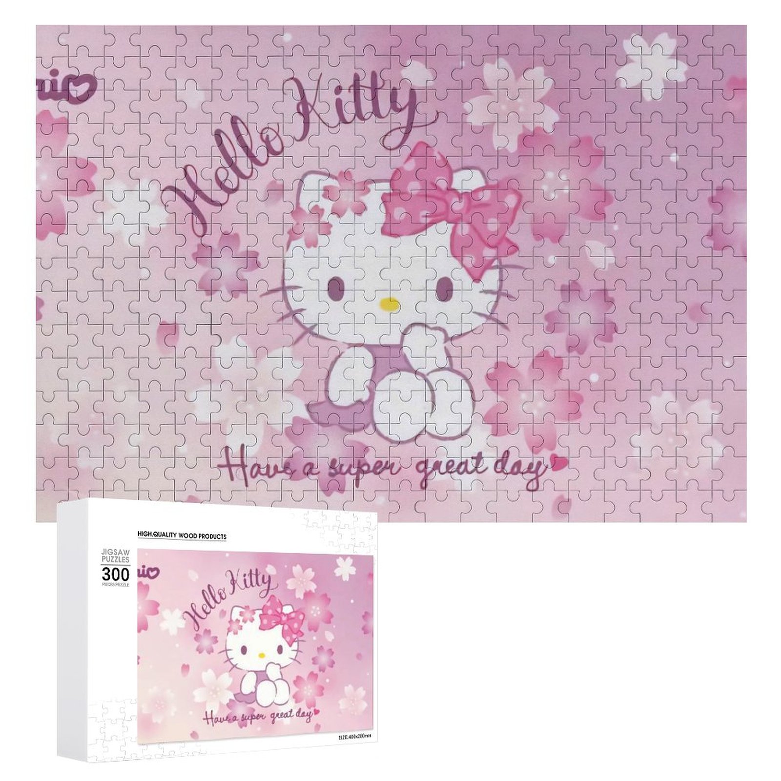 Puzzles for Kids Ages 4-6,Sakura Hello Kitty Puzzles 300 Piece Puzzles ...