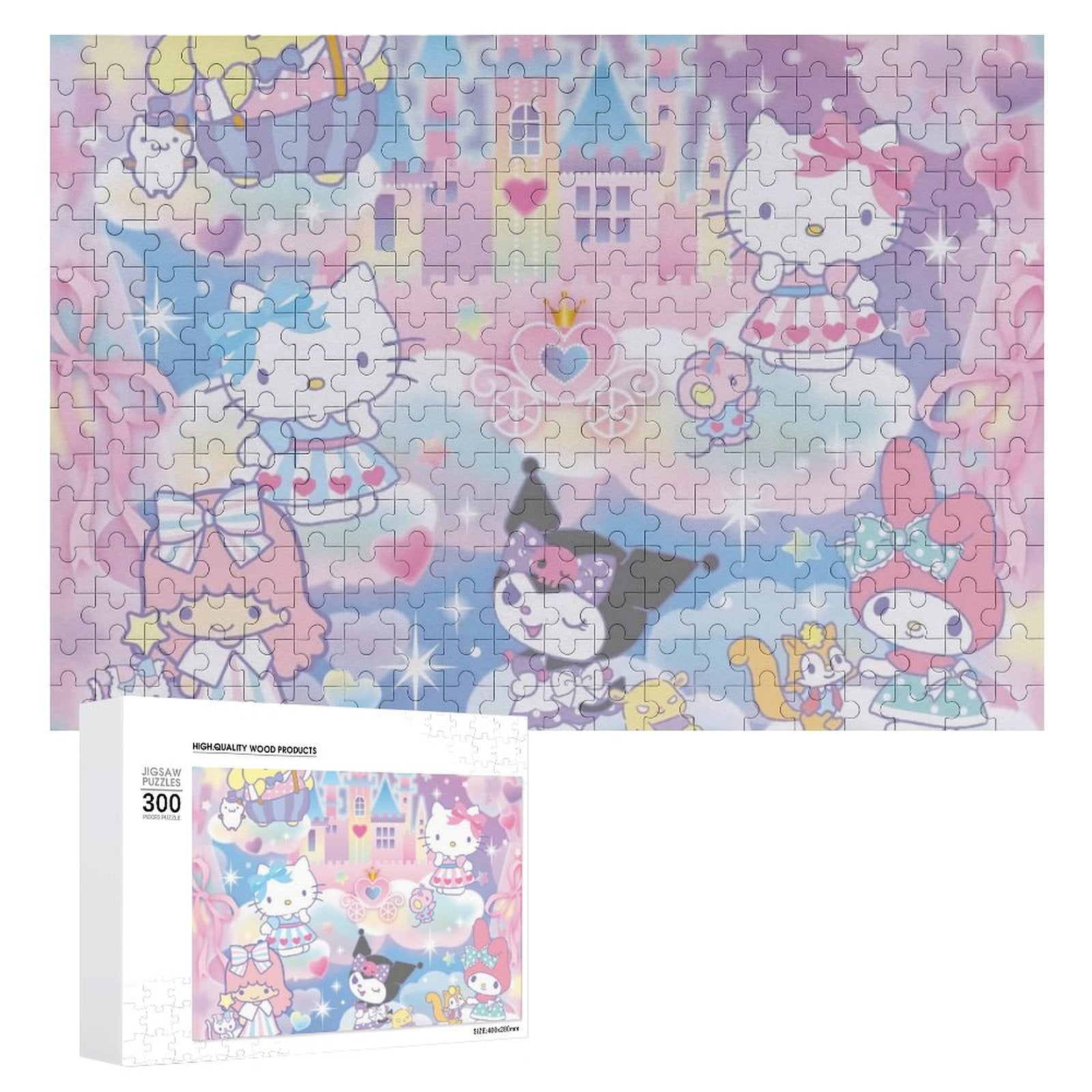 Puzzles for Kids Ages 4-6,Sanrio Kuromi And Melody Hello Kitty And ...