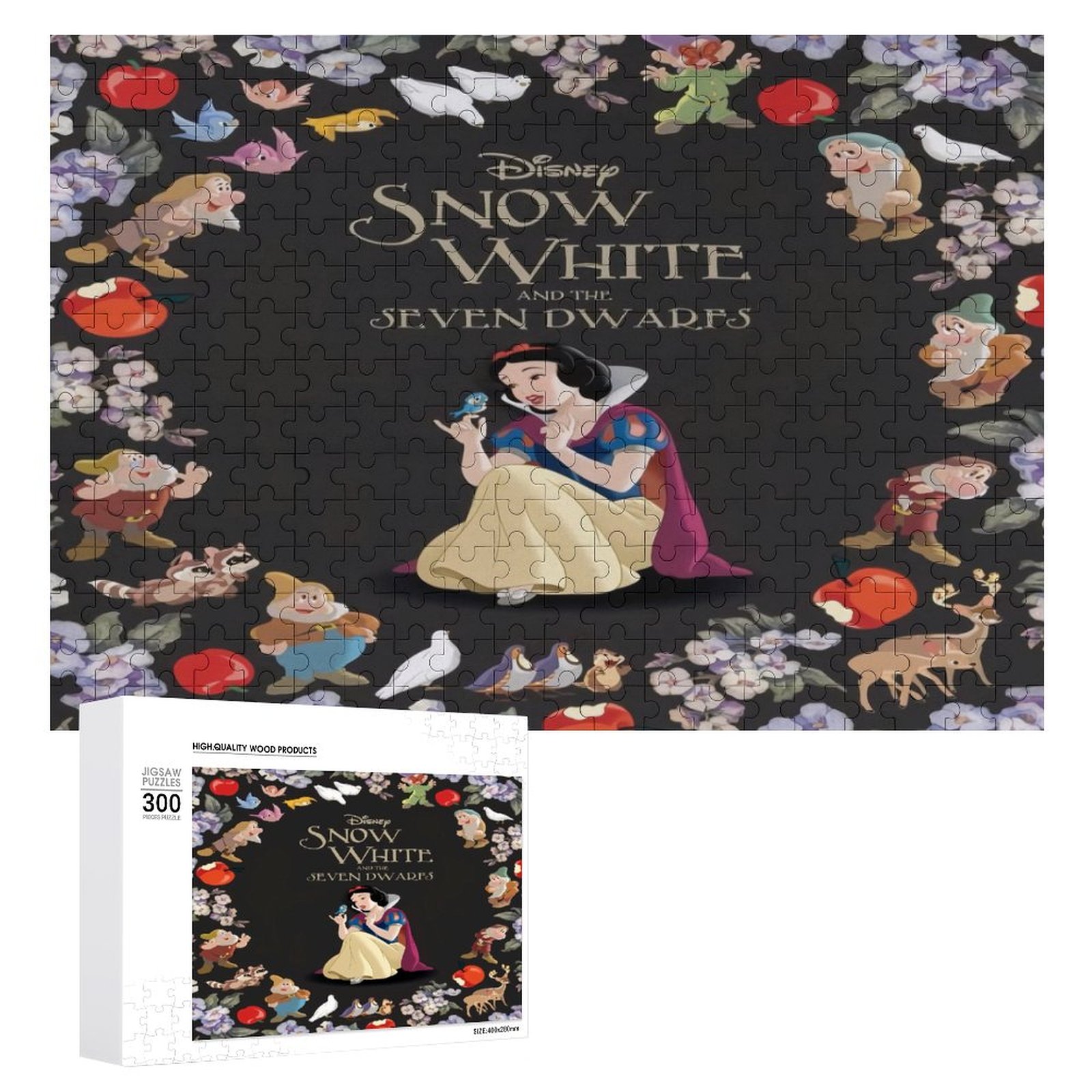 Puzzles for Kids Ages 4-6,Snow White & The Seven Dwarf Puzzles 300 ...