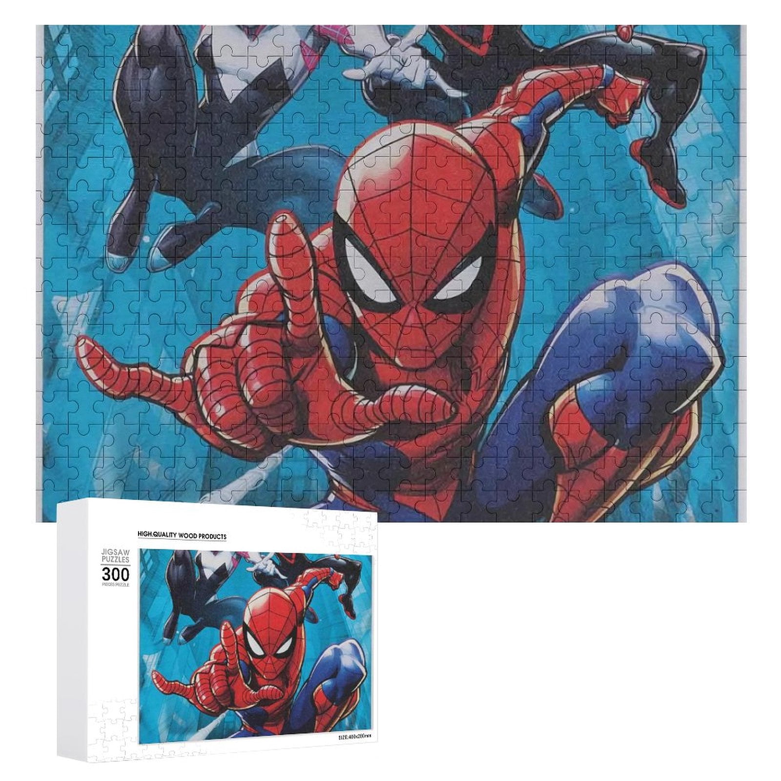 Puzzles for Kids Ages 4-6,Spider-Man And Friends Puzzles 300 Piece ...