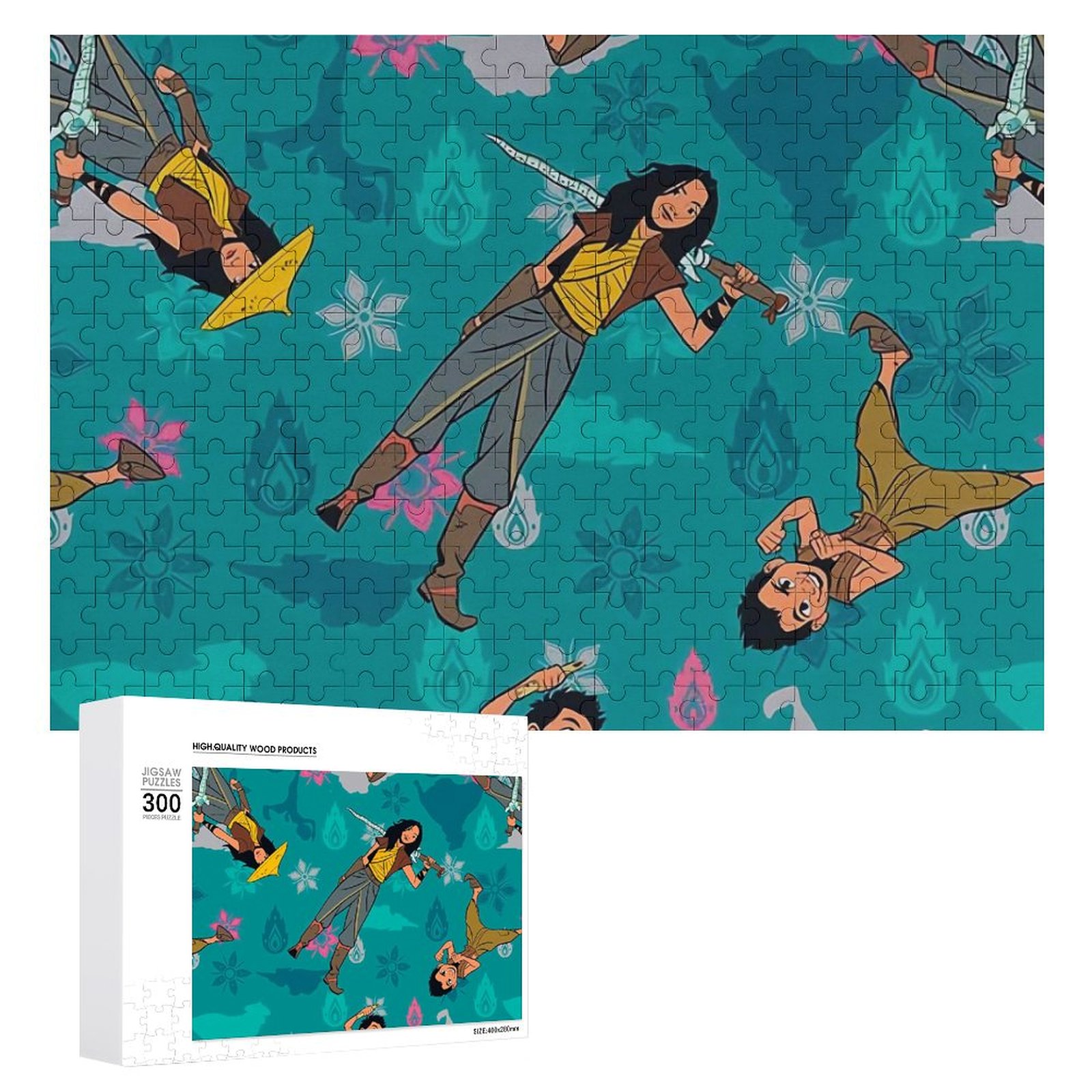 Puzzles for Kids Ages 4-6,Springs Creative Raya & The Last DragonTeam ...