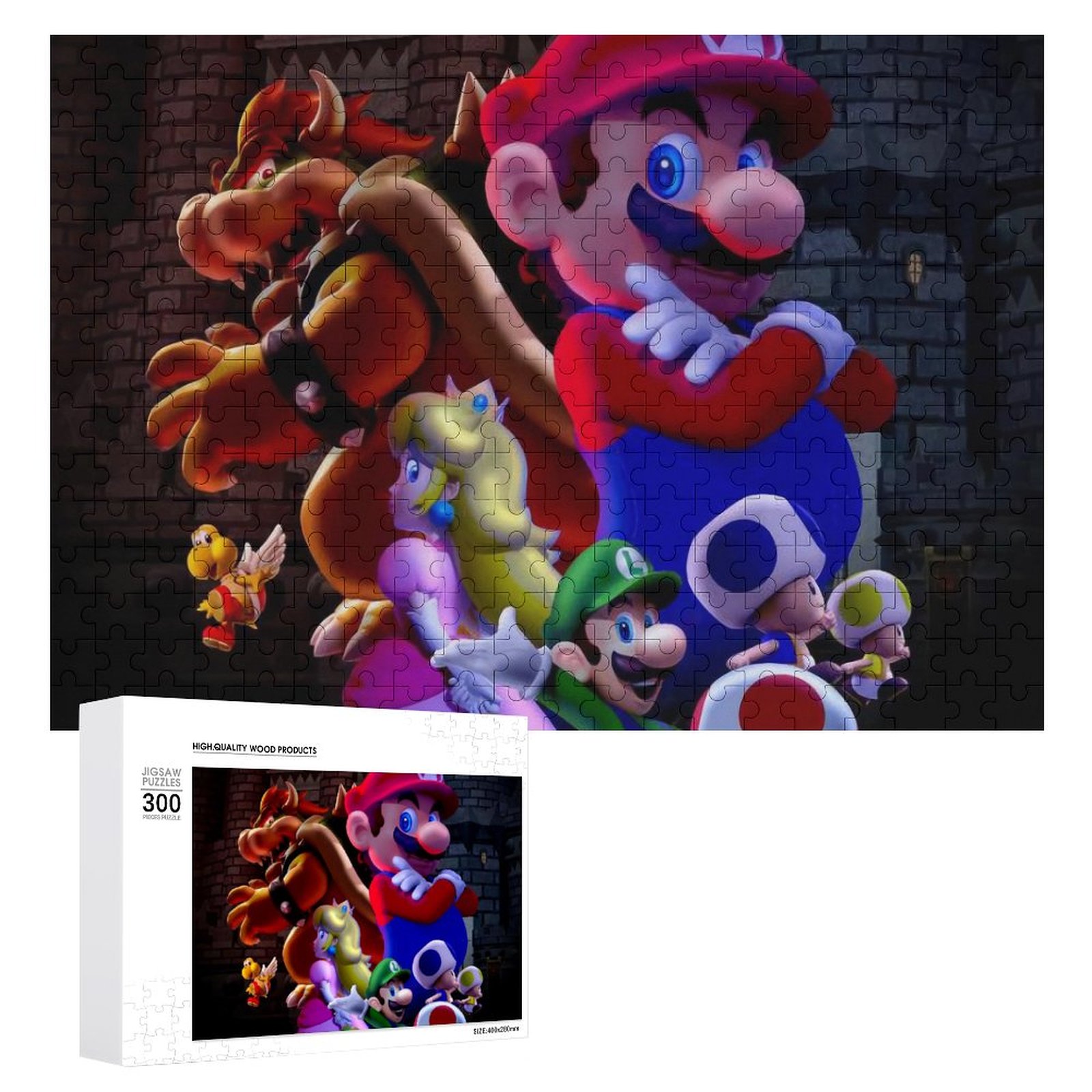 Puzzles for Kids Ages 4-6,Super Mario Group Portrait Vintage Puzzles ...