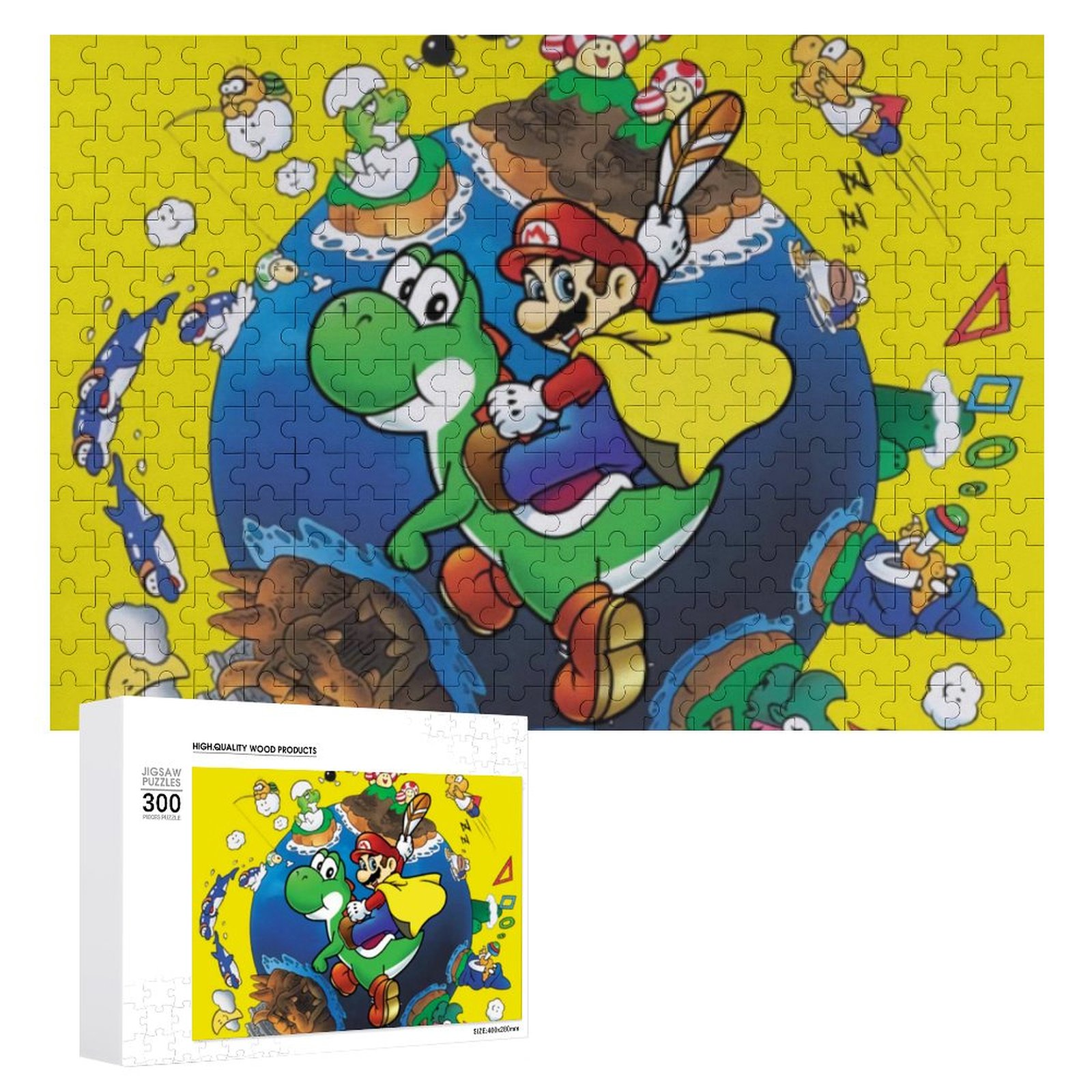 Puzzles for Kids Ages 4-6,Super Mario World Puzzles 300 Piece Puzzles ...