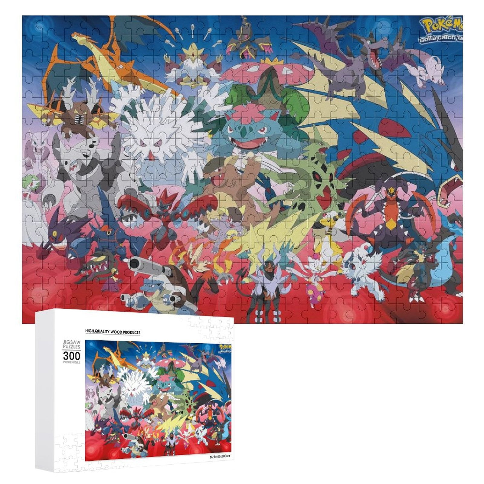 Puzzles for Kids Ages 4-6,Trends International Pokemo-n Mega Evolutions ...