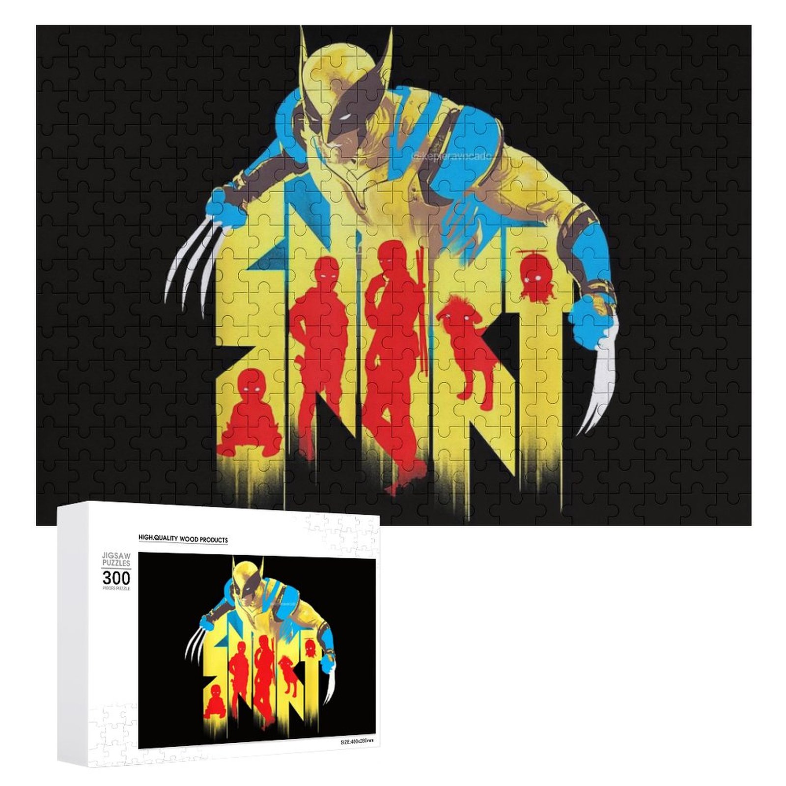 Puzzles for Kids Ages 4-6, Wolverine Puzzles 300 Piece Puzzles for Kids ...