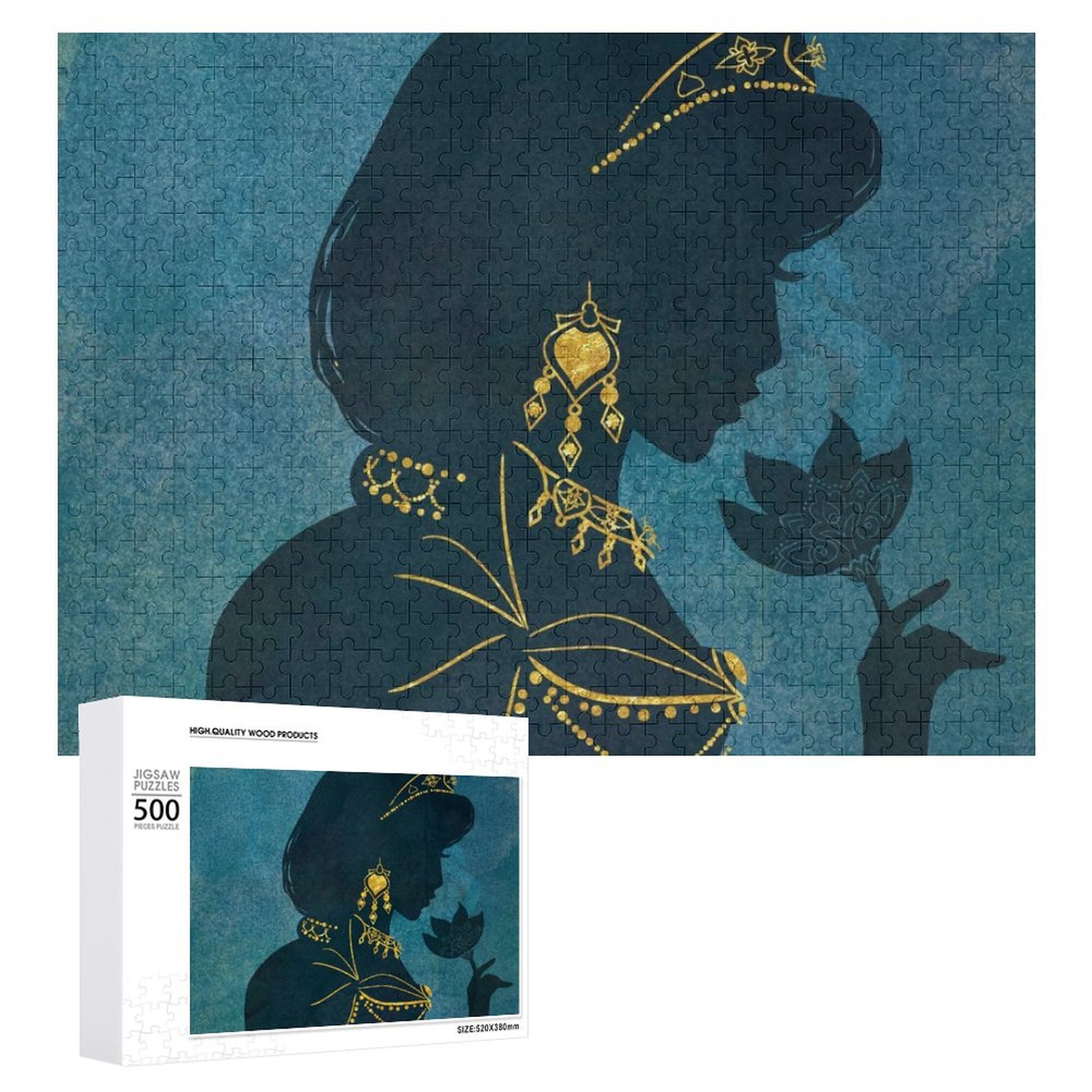 Puzzles for Kids Ages 4-8,Aladdin Live Action Princess Jasmine Jewelry ...