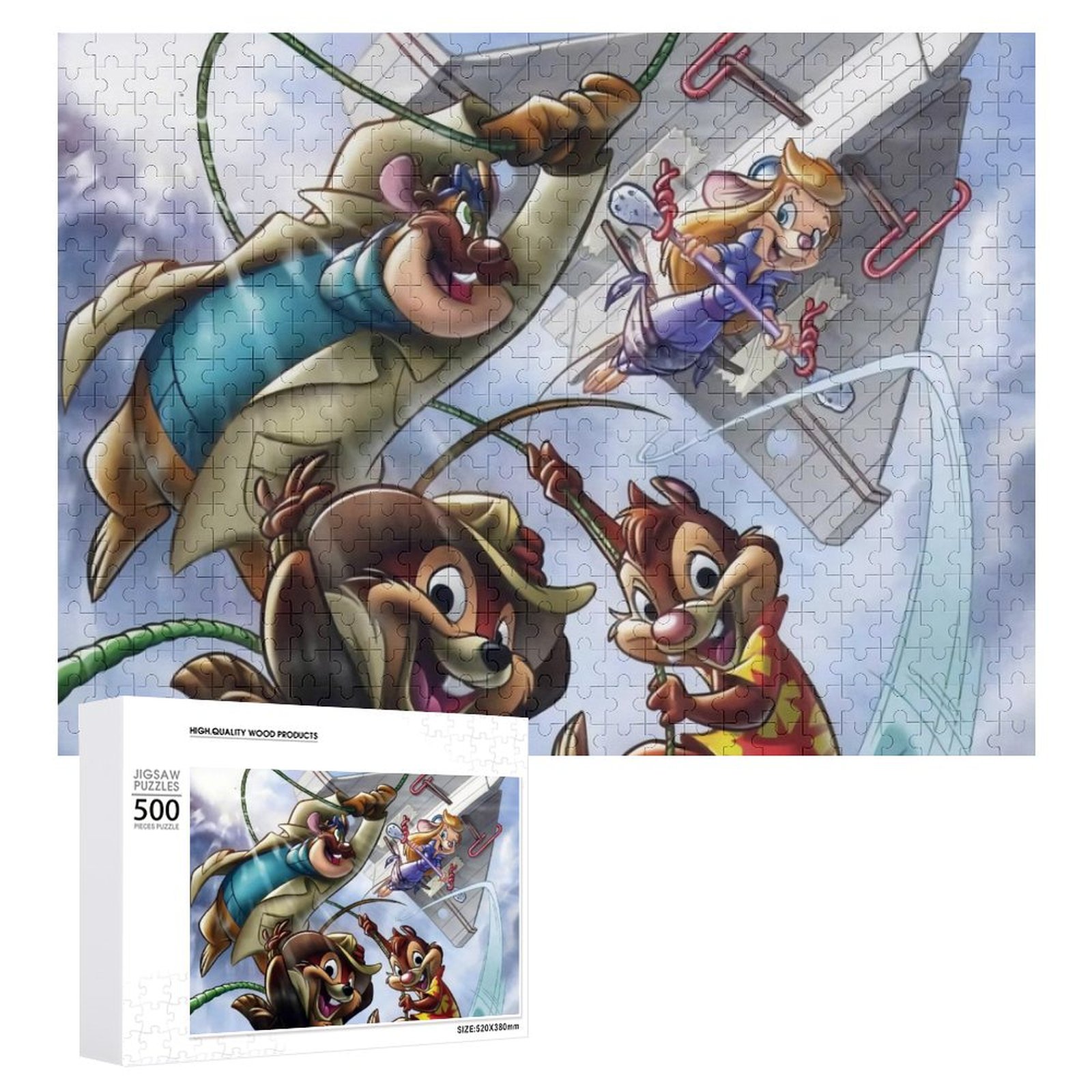 Puzzles for Kids Ages 4-8,Chip 'N Dale Rescue Rangers Group Shot Poster ...