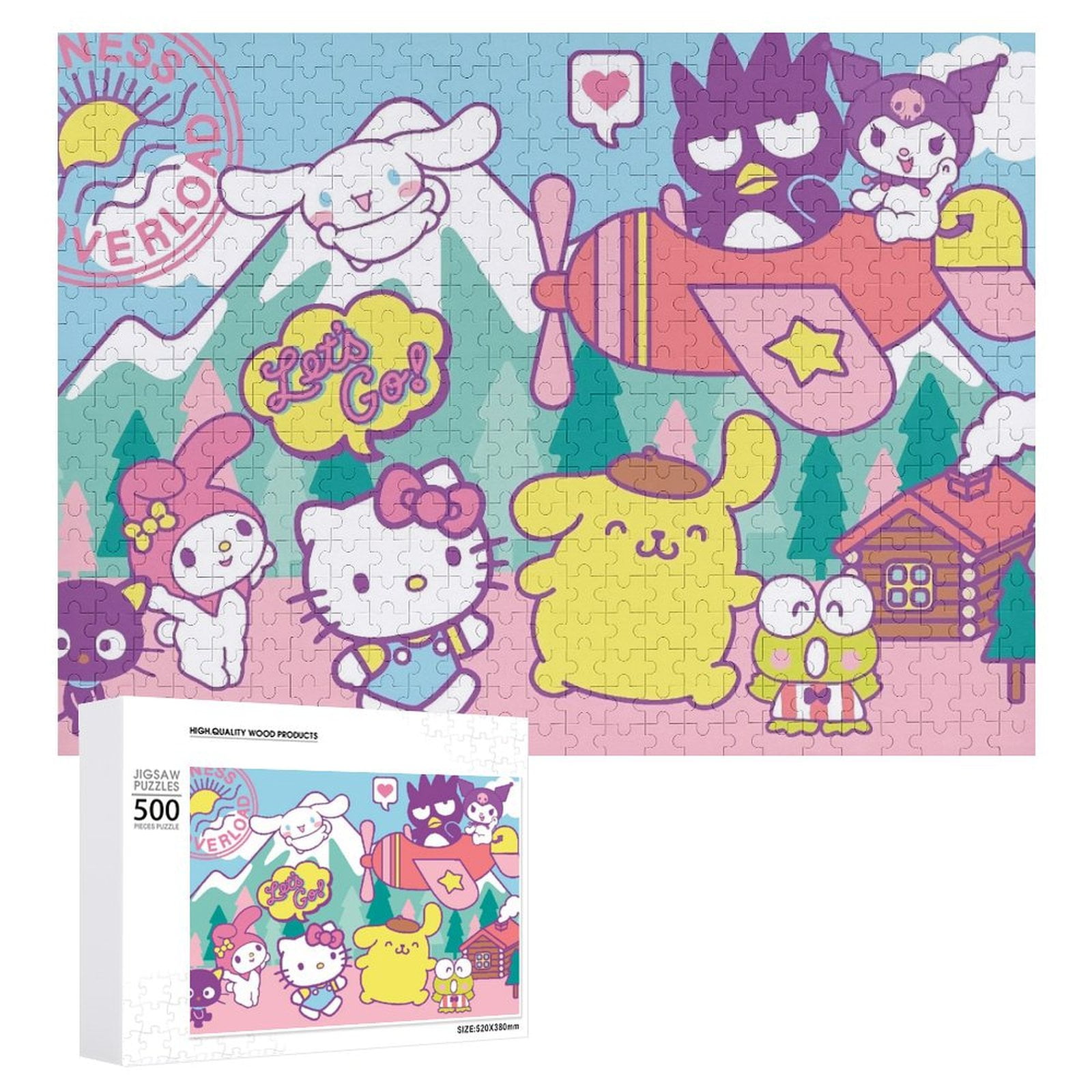Puzzles for Kids Ages 4-8,Hello Kitty And Friends - Happiness Overload ...