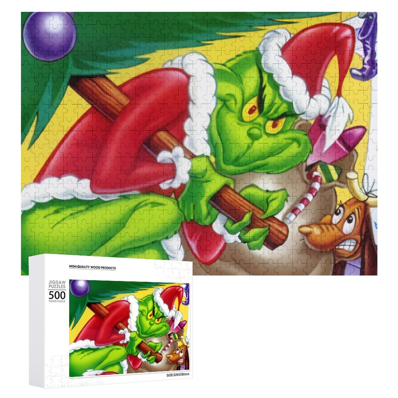 Puzzles for Kids Ages 4-8,How The Grinch Stole Christmas Puzzle 500 ...