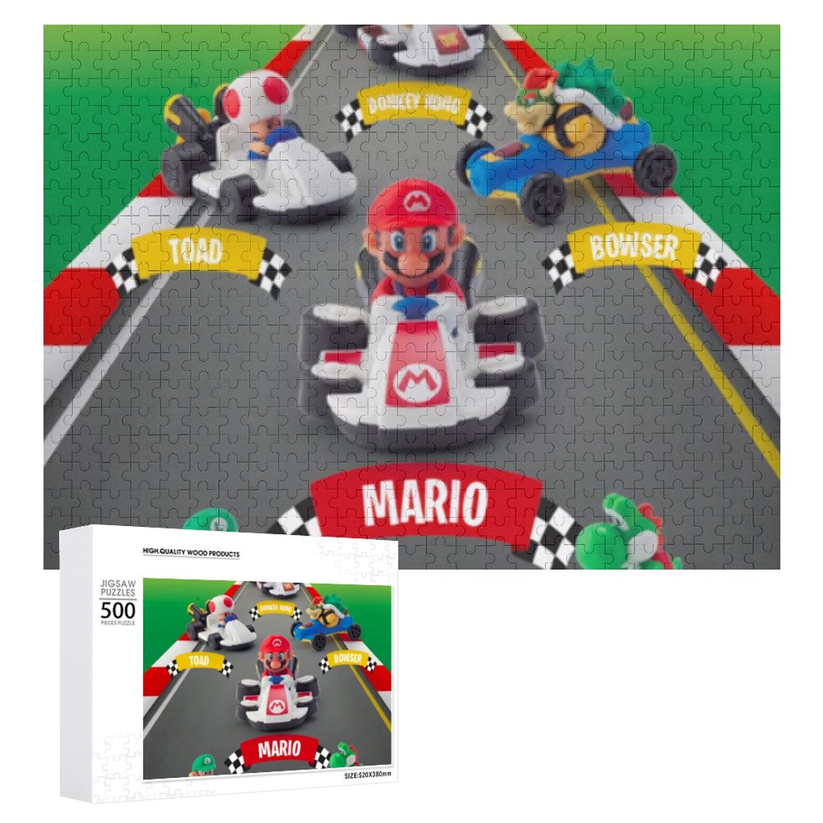 Puzzles for Kids Ages 4-8,Mario Kart Tour Puzzles 500 Piece Puzzles for ...