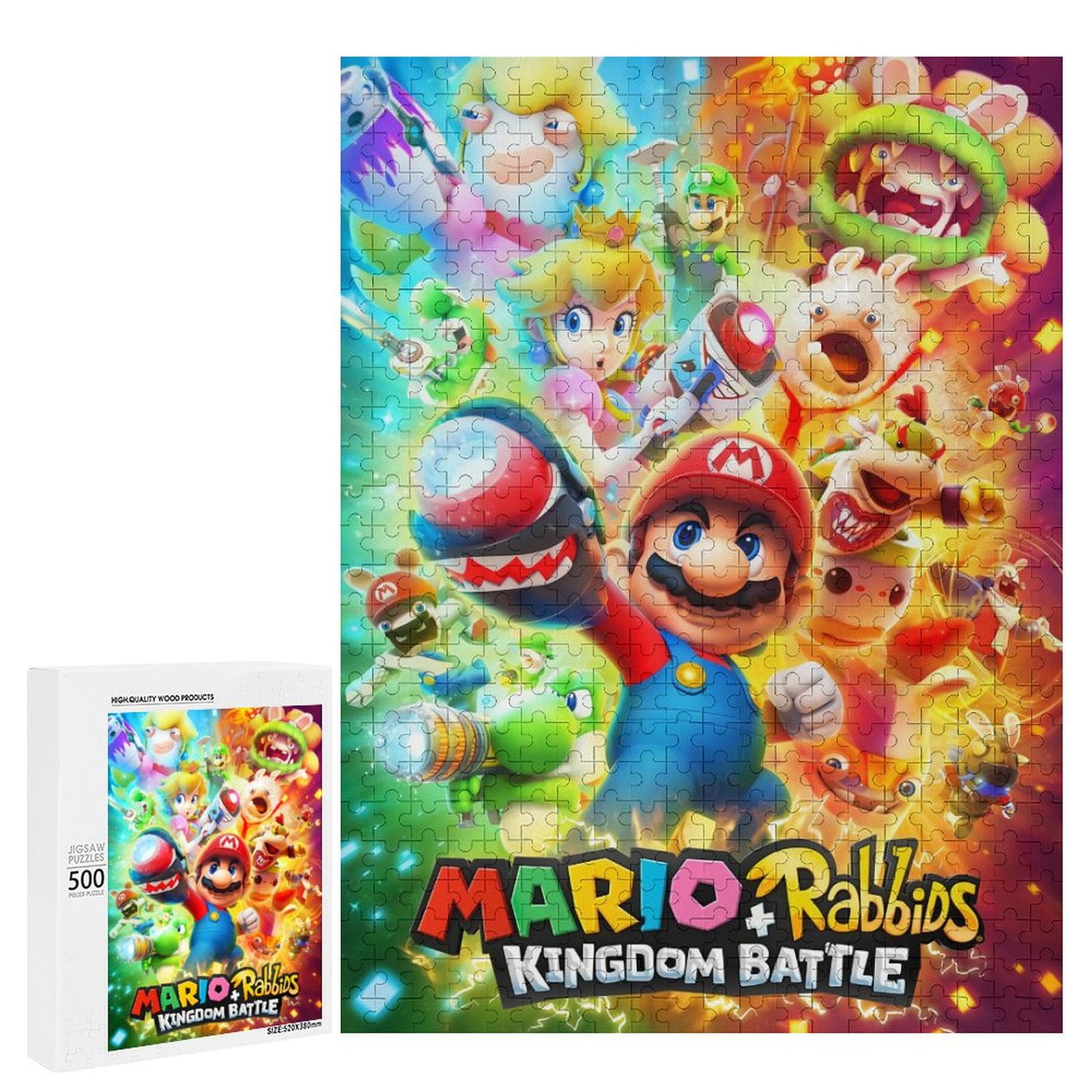 Puzzles for Kids Ages 4-8,Mario Rabbids Kingdom Battle Puzzles 500 ...