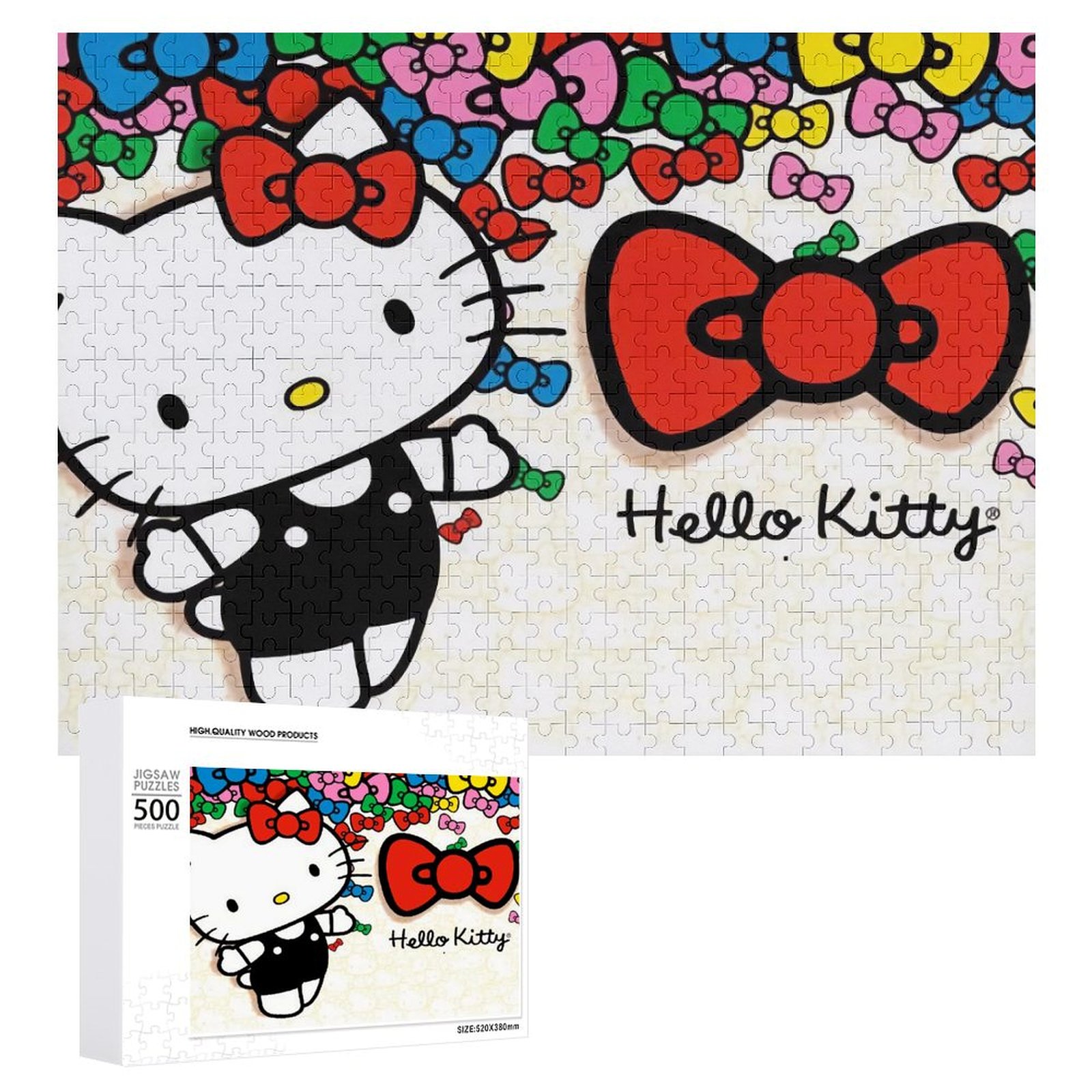 Puzzles for Kids Ages 4-8,OPI Hello Kitty Spring Collection Puzzles 500 ...