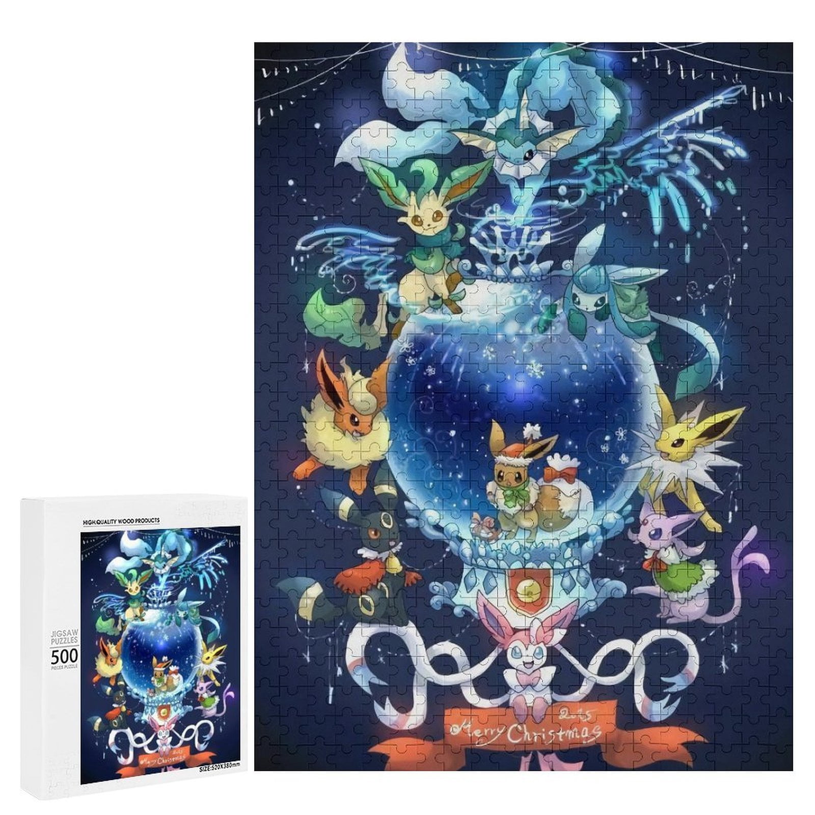 Puzzles for Kids Ages 4-8,P-okémon Pikachu Eevee Evolutions Puzzles 500 ...