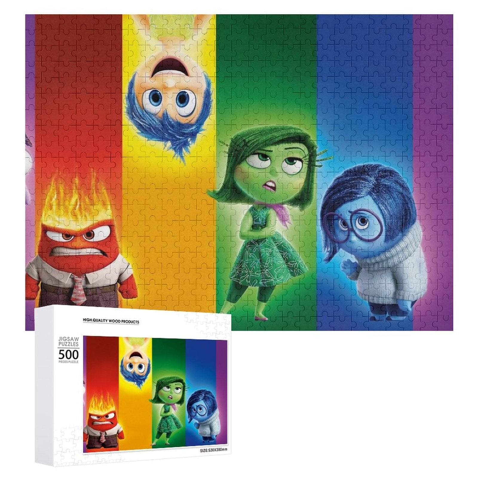 Puzzles for Kids Ages 4-8,Pixar Inside Out Feel All Your Emotions ...