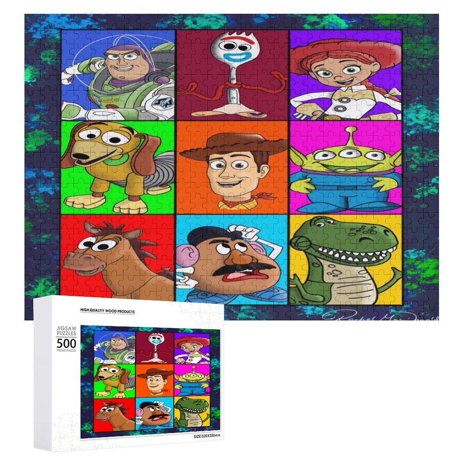 Puzzles for Kids Ages 4-8,Pixar Toy Story Buzz Lightyear Schematics ...