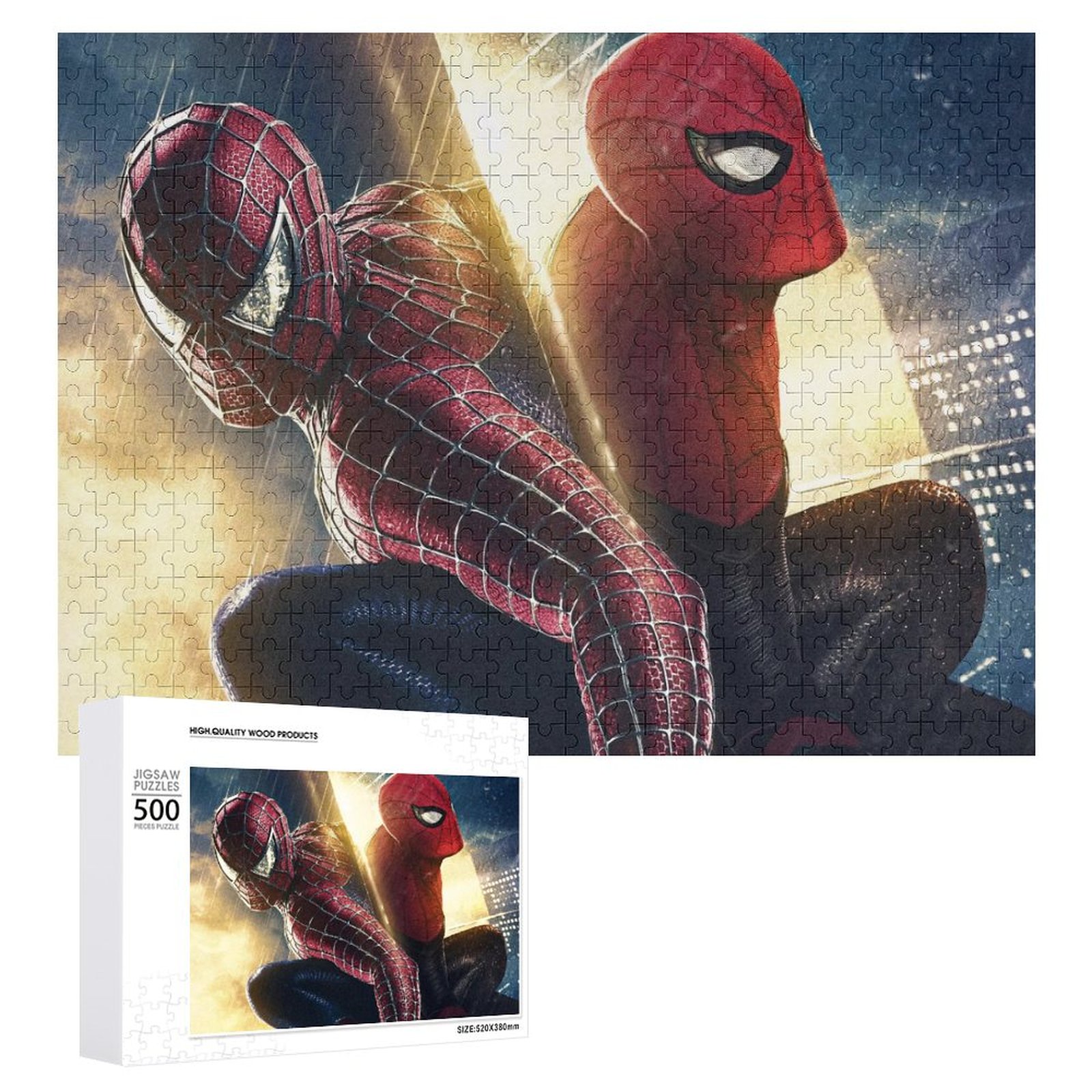 Puzzles for Kids Ages 4-8,Spider-Man,A Friend in Reflection Puzzles 500 ...