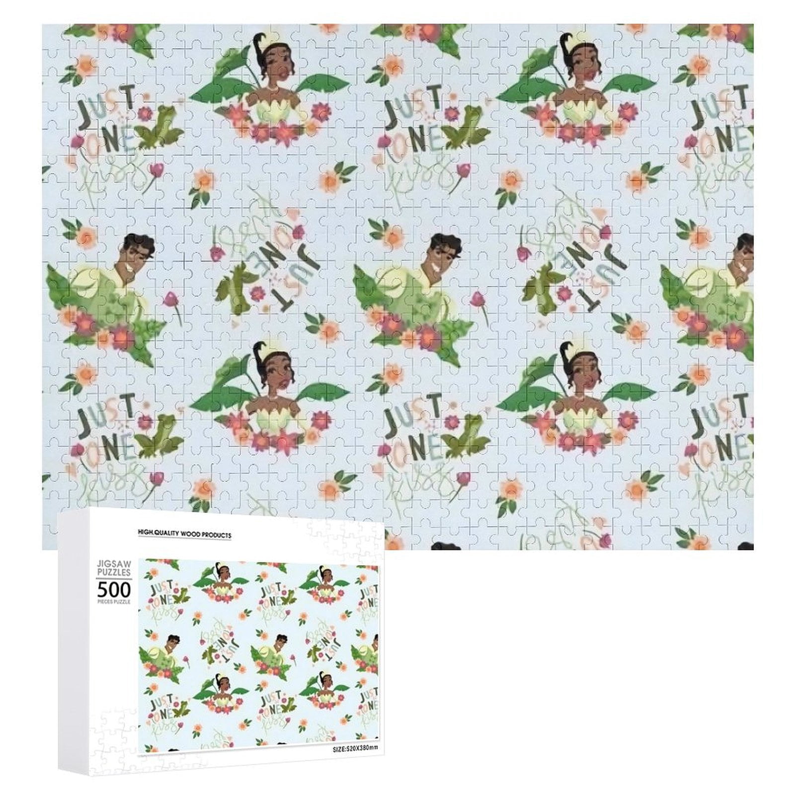 Puzzles for Kids Ages 4-8,The Princess & The Frog Prince Tiana Puzzles 500 Piece Puzzles for ...