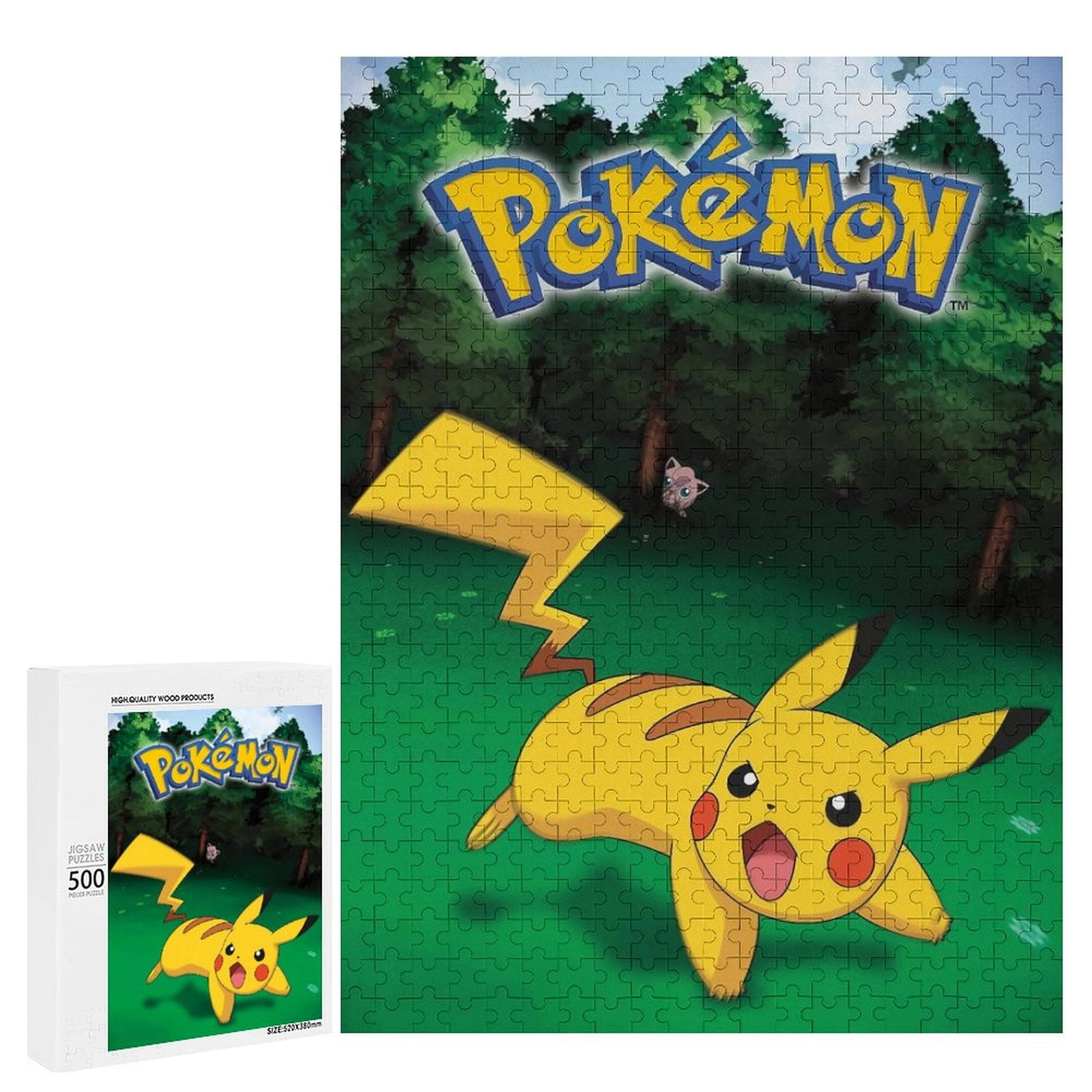 Puzzles for Kids Ages 4-8,Trends International P-okémon,Pikachu Catch ...