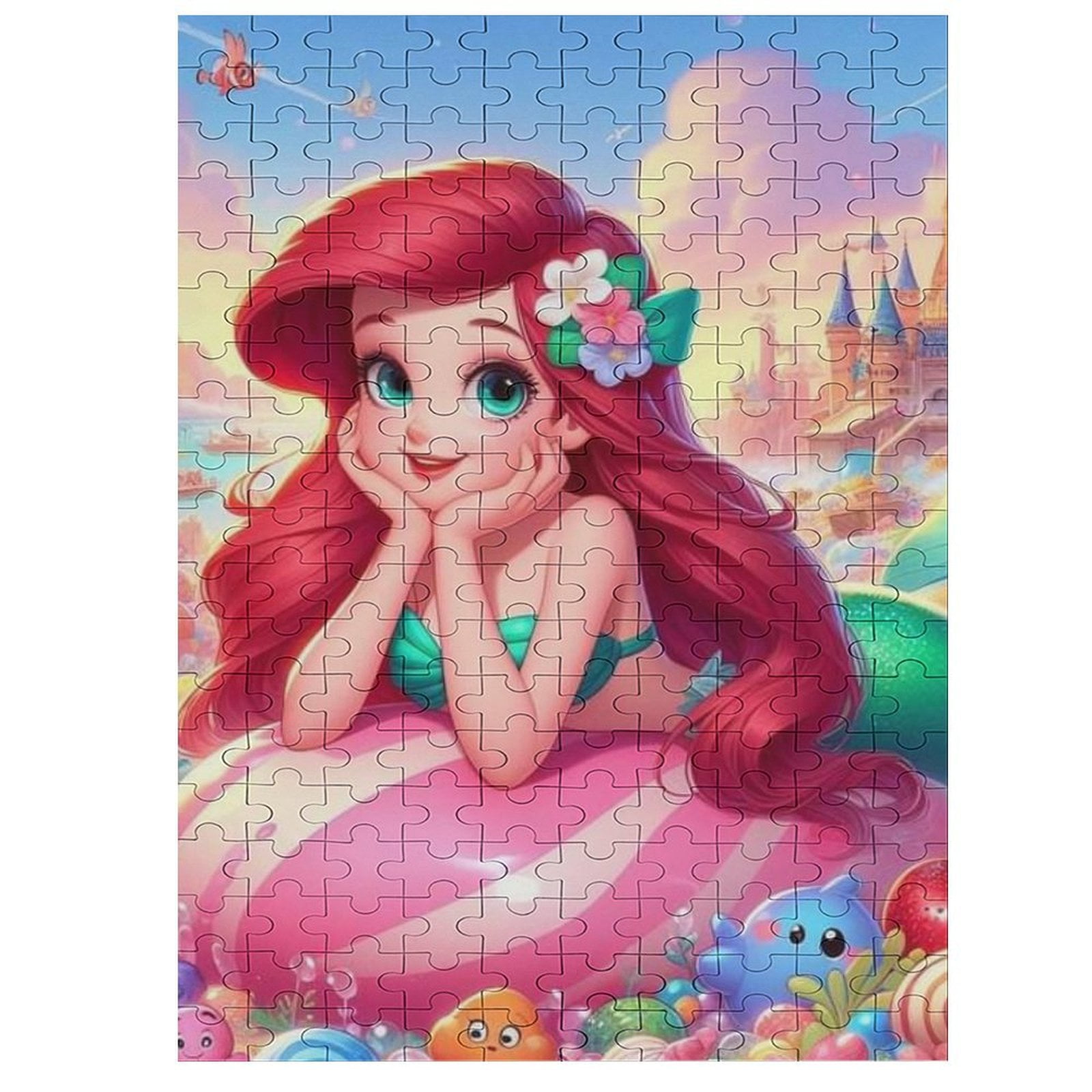 Puzzles for Kids Ariel The Little Mermaid (1) Cartoon Puzzle for Girls ...