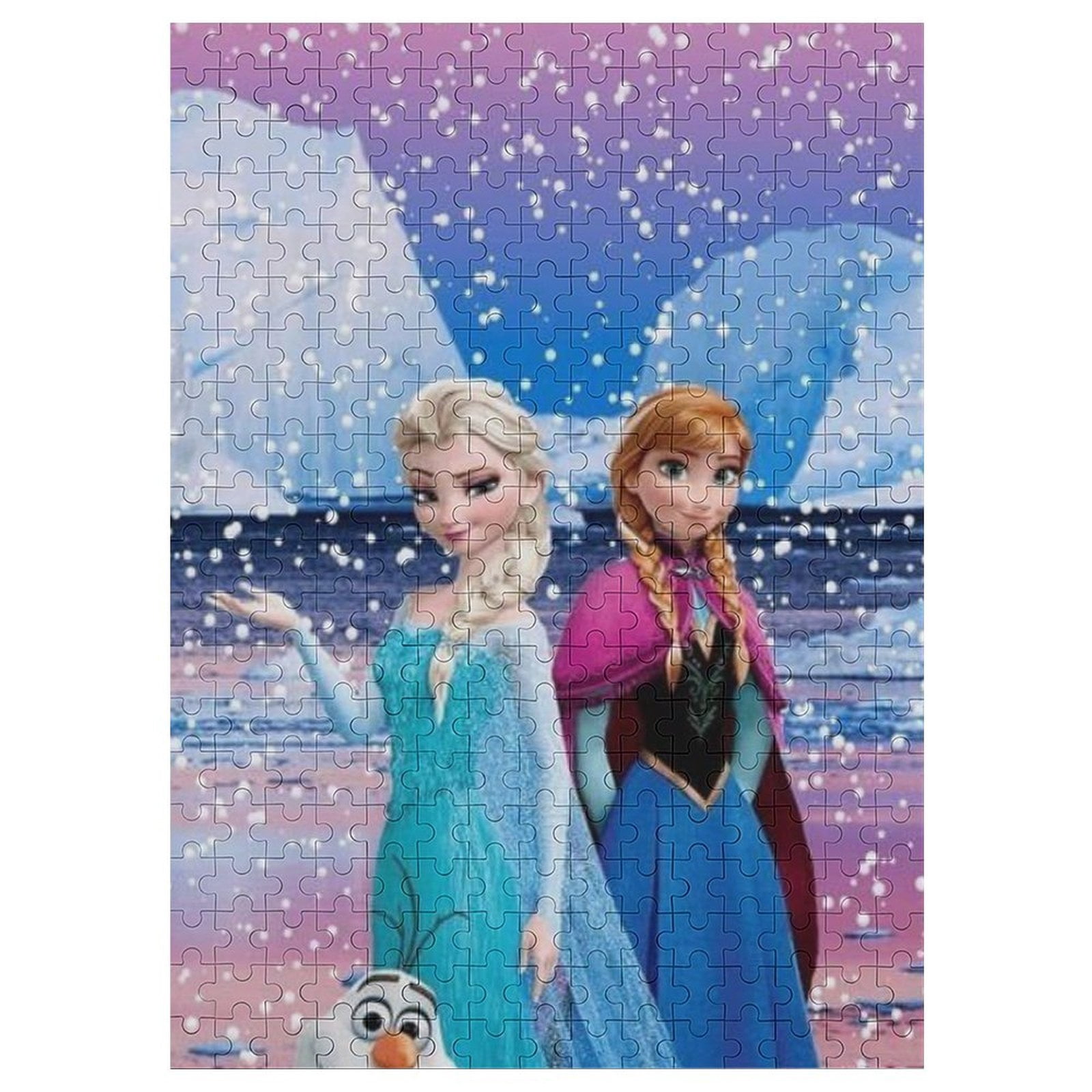 Puzzles for Kids Frozen Elsa Cartoon Puzzle for Girls Boys Age 6-8 8-10 ...