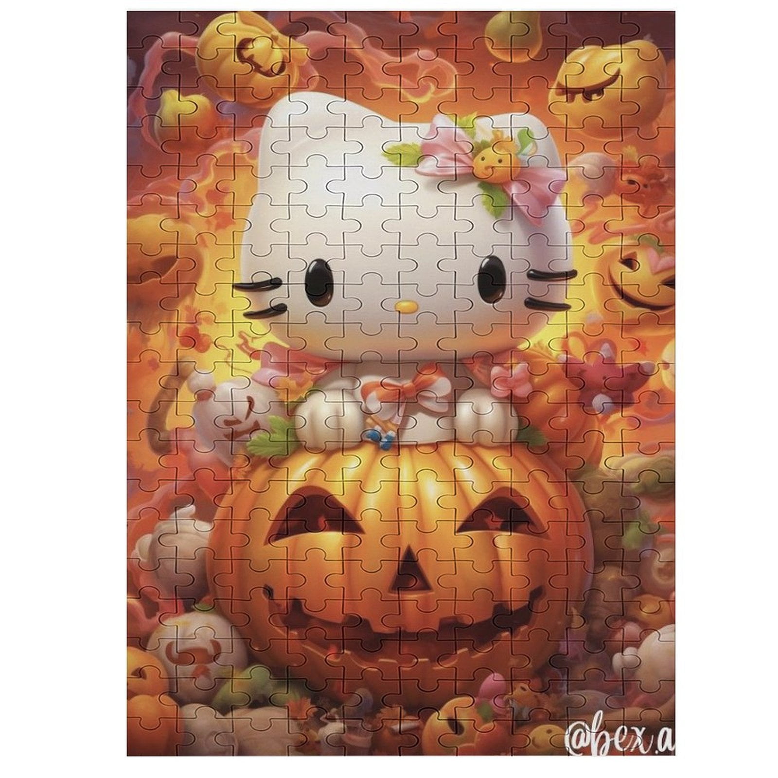 Puzzles for Kids Hello Kitty Halloween Cartoon Puzzle for Girls Boys ...
