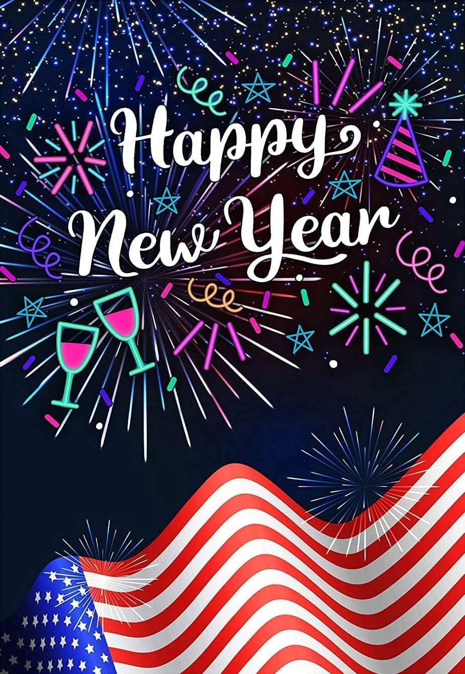 Puzzles for Seniors Happy New Year Puzzle American Flag Jigsaw ...