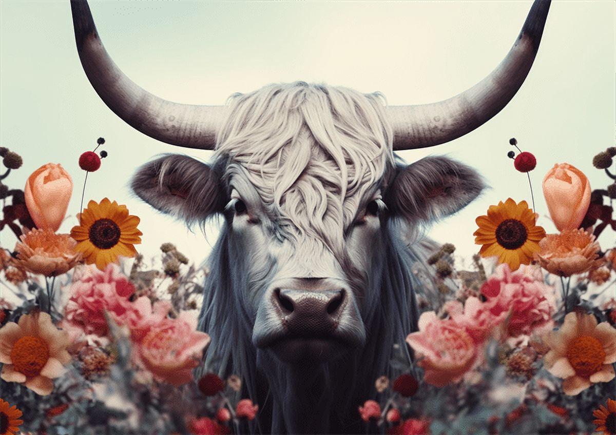 Puzzles for adults 200 pieces for adults High land Cow Bull Cattle ...