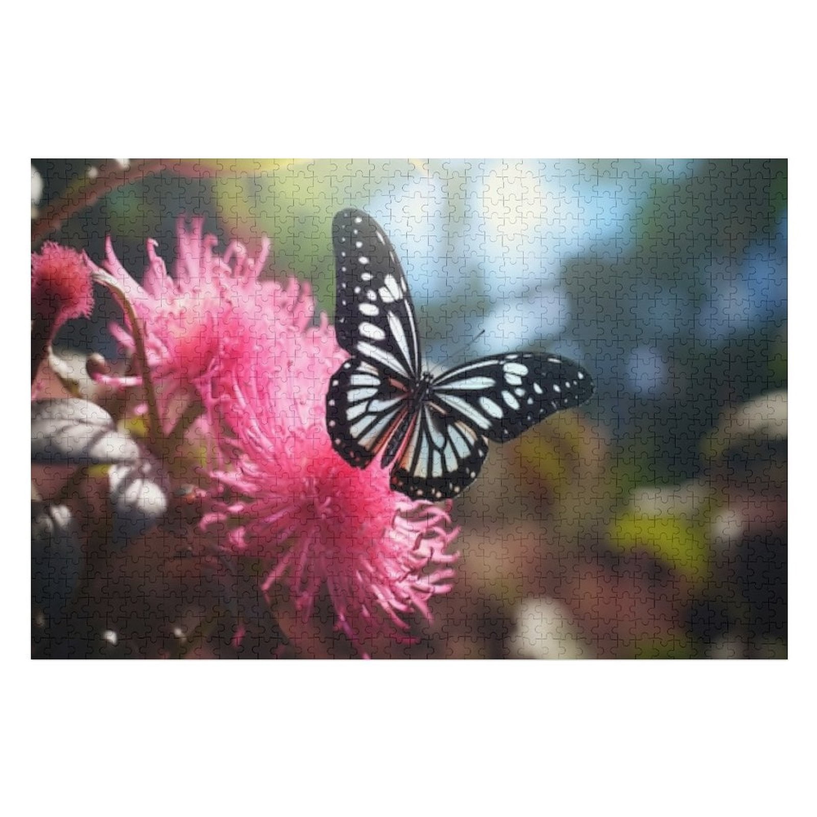 Puzzles for Adults 1000 Pieces - Beautiful Butterfly Nature Adult ...