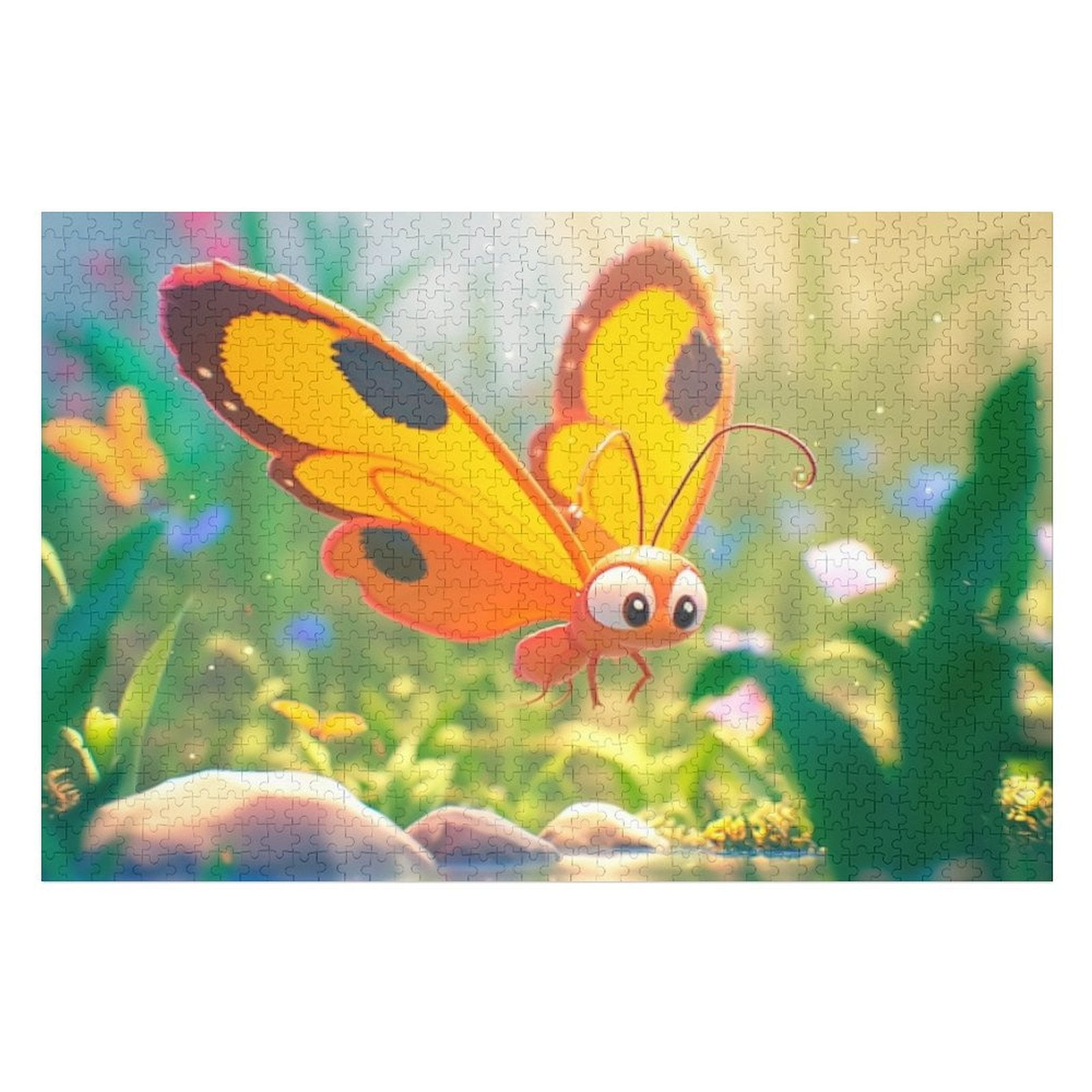 Puzzles for Adults 1000 Pieces - Cartoon Butterfly Funny Puzzles ...