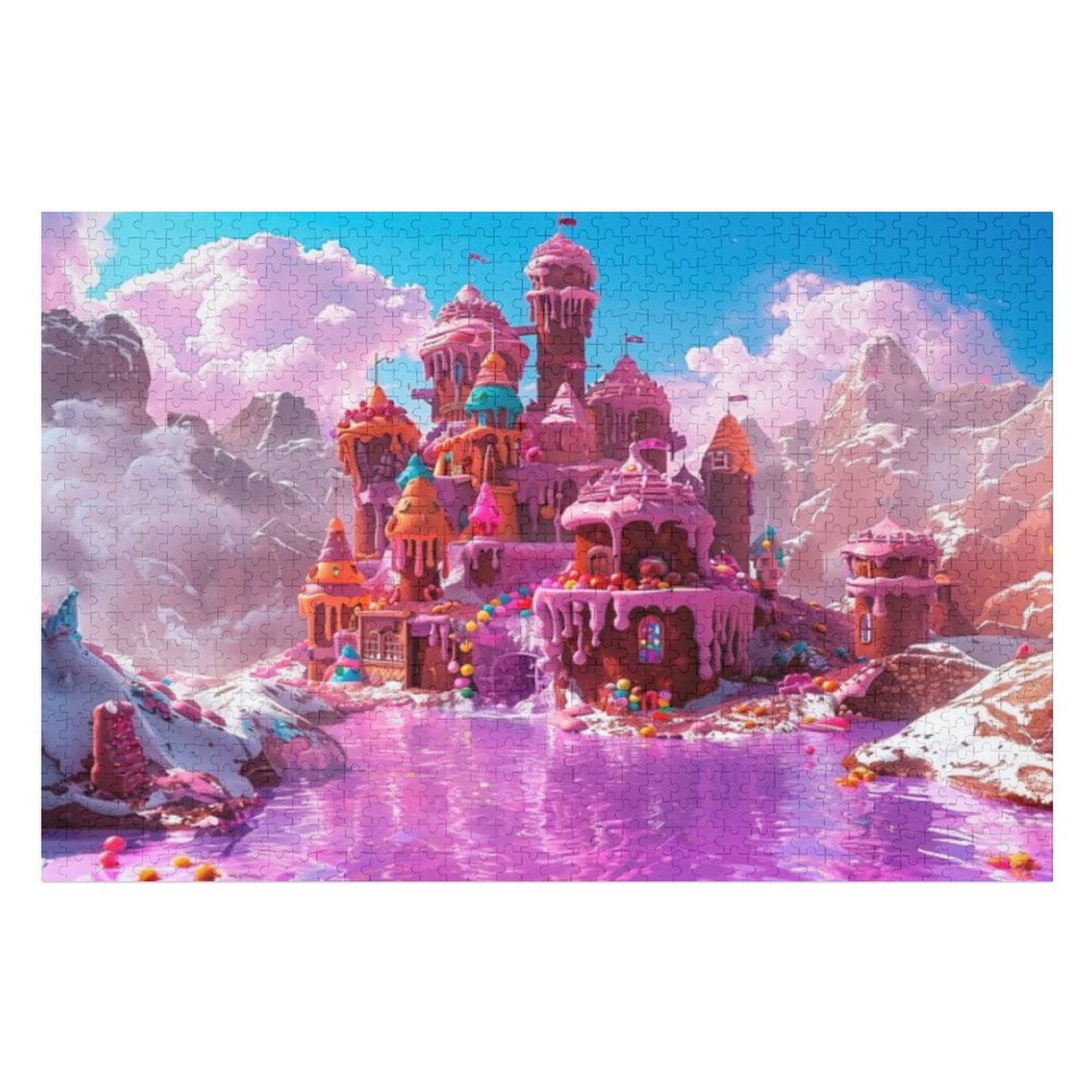 Puzzles for Adults 1000 Pieces - Chocolate Factory Funny Family ...