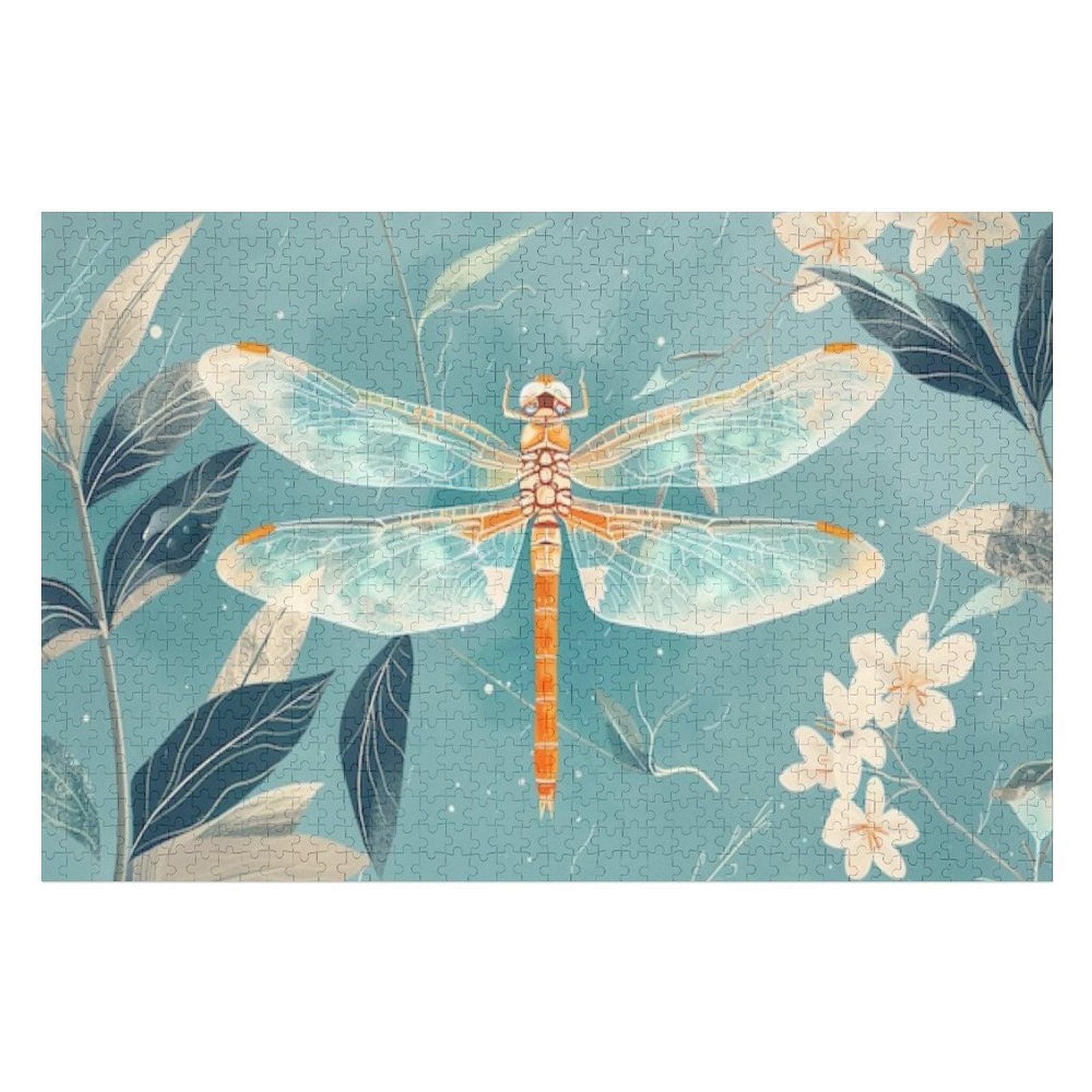 Puzzles for Adults 1000 Pieces - Dragonfly Funny Puzzle Unique ...