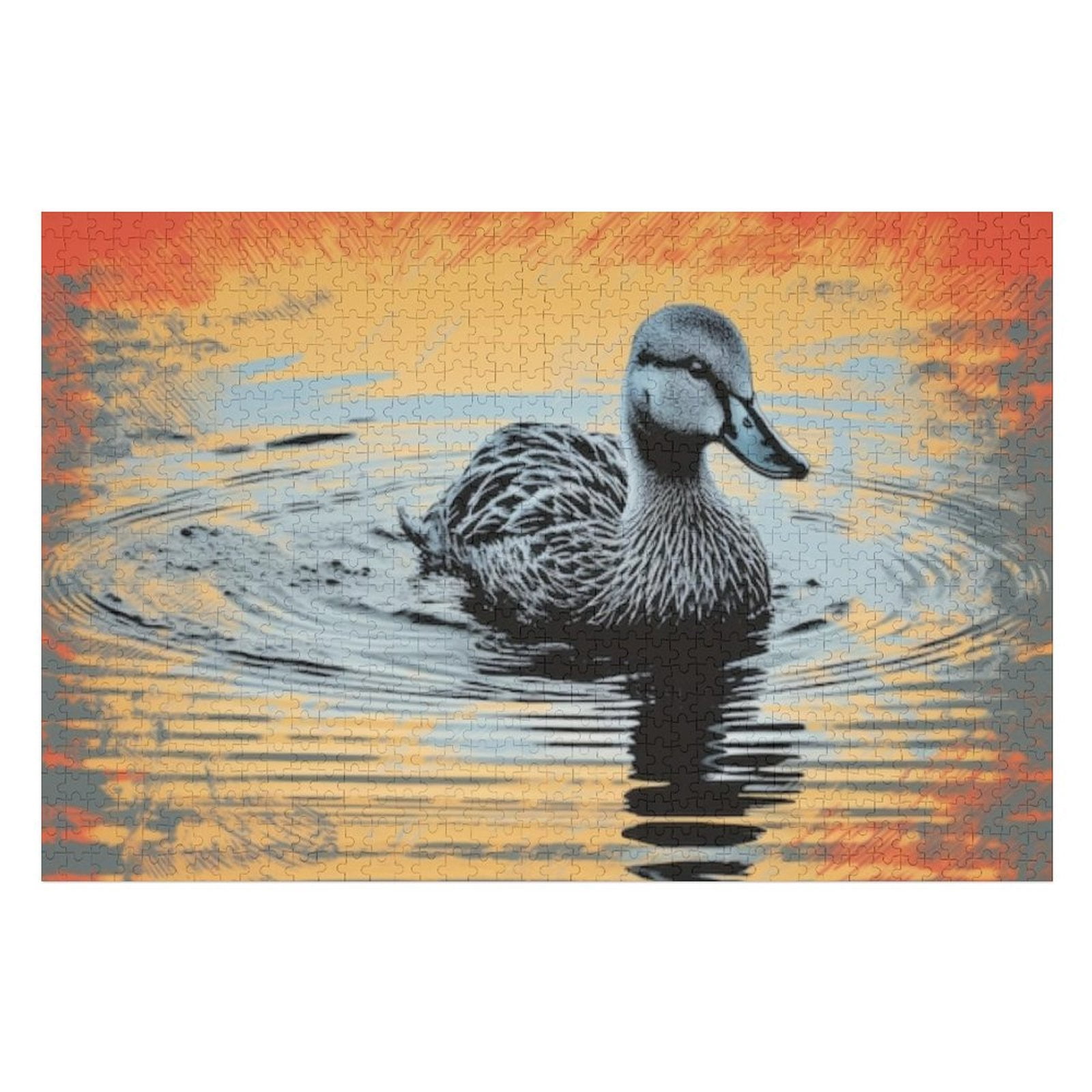 Puzzles for Adults 1000 Pieces - Duck Puzzle Game Wonderful Puzzle ...