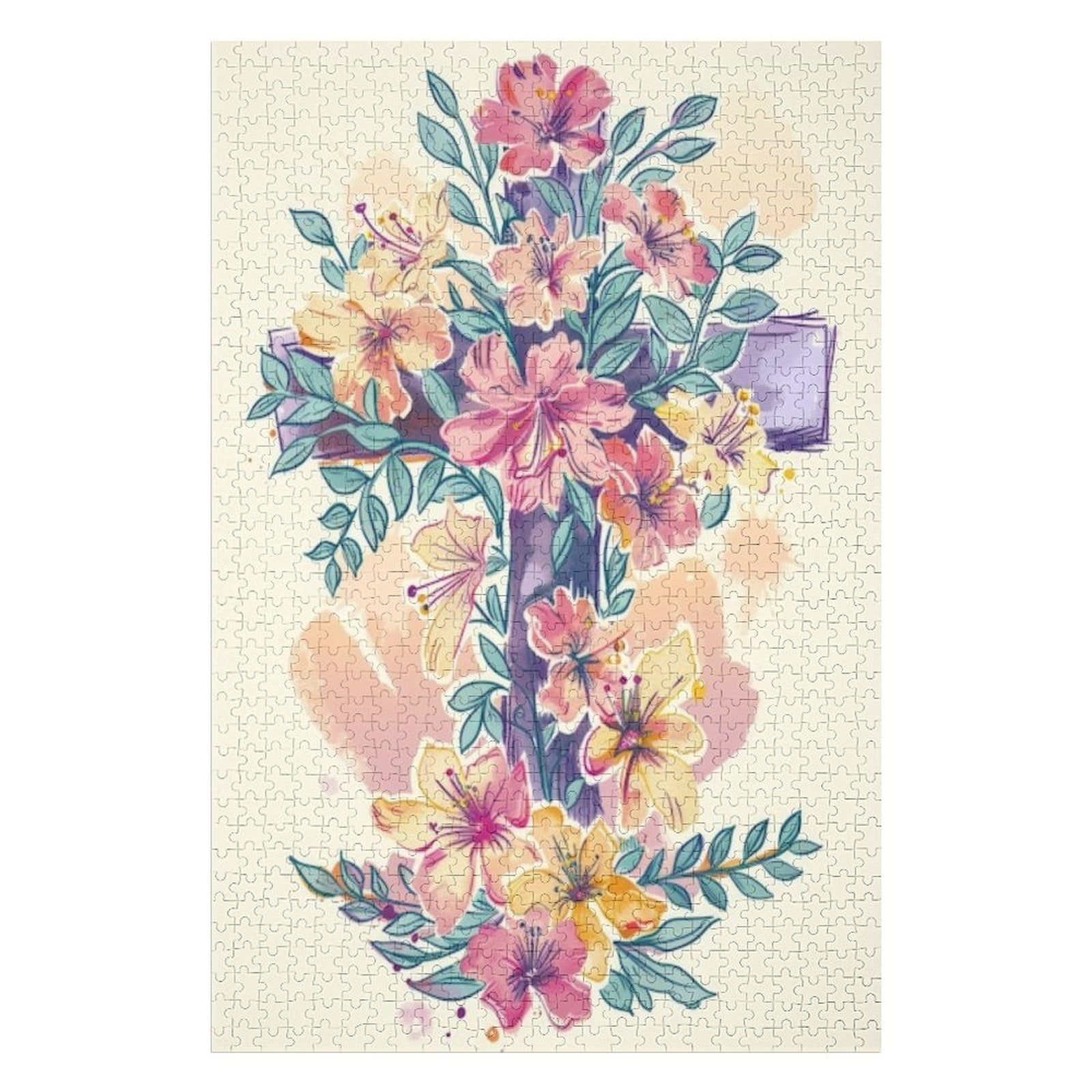 Puzzles for Adults 1000 Pieces - Easter Morning Resurrection With Cross ...