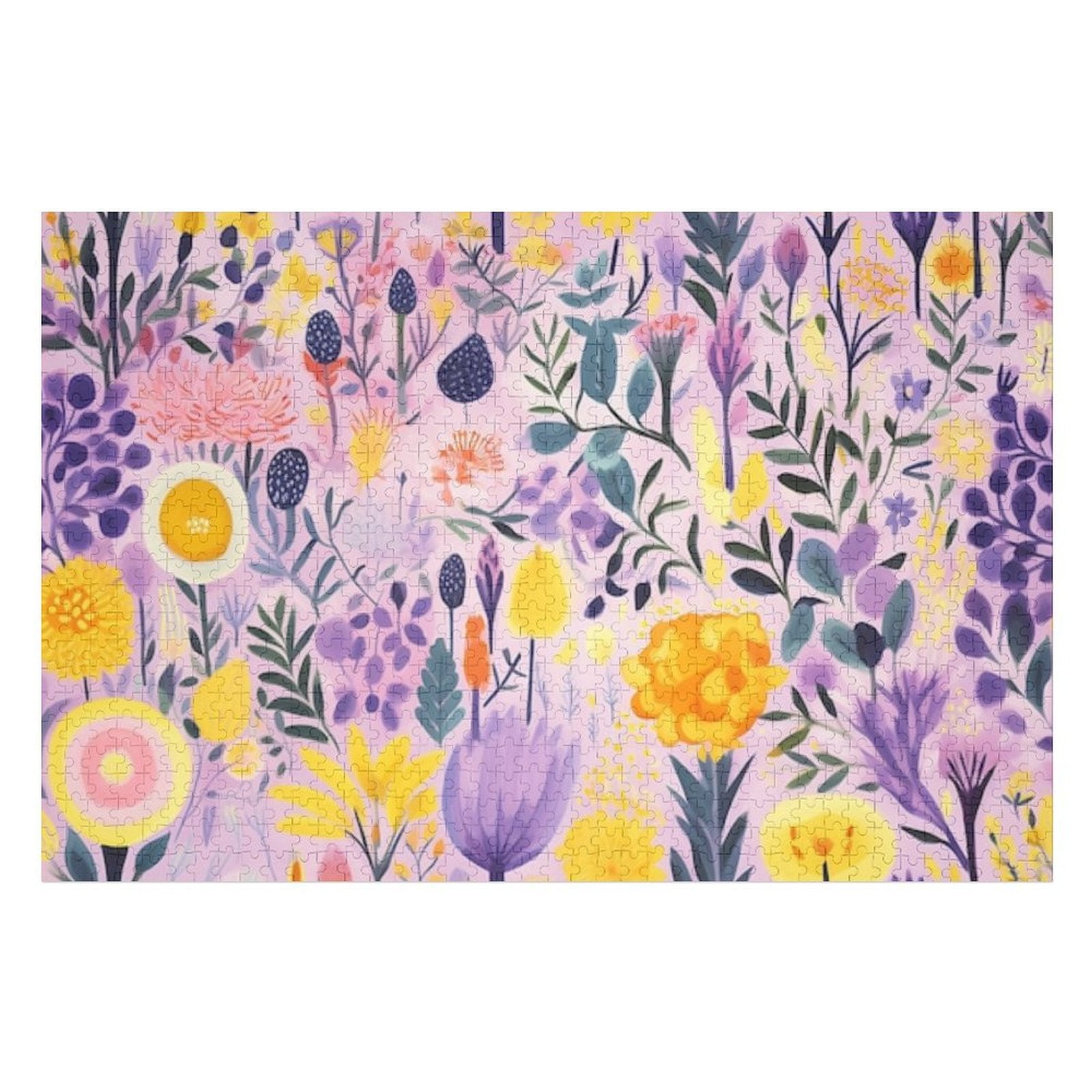 Puzzles for Adults 1000 Pieces - Garden Nature Art Funny Puzzle Unique ...