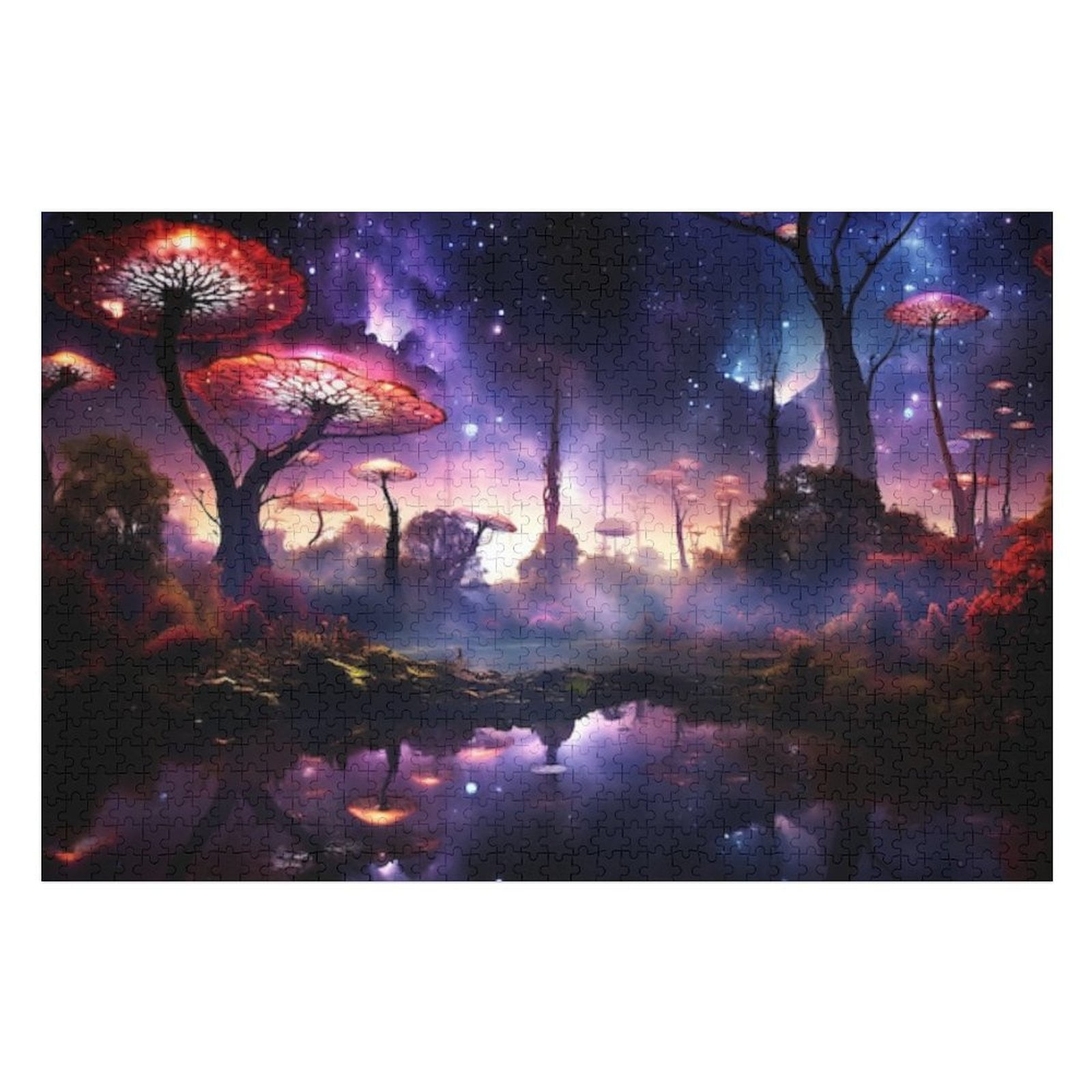 Puzzles for Adults 1000 Pieces - Landscape Alien World Funny ...