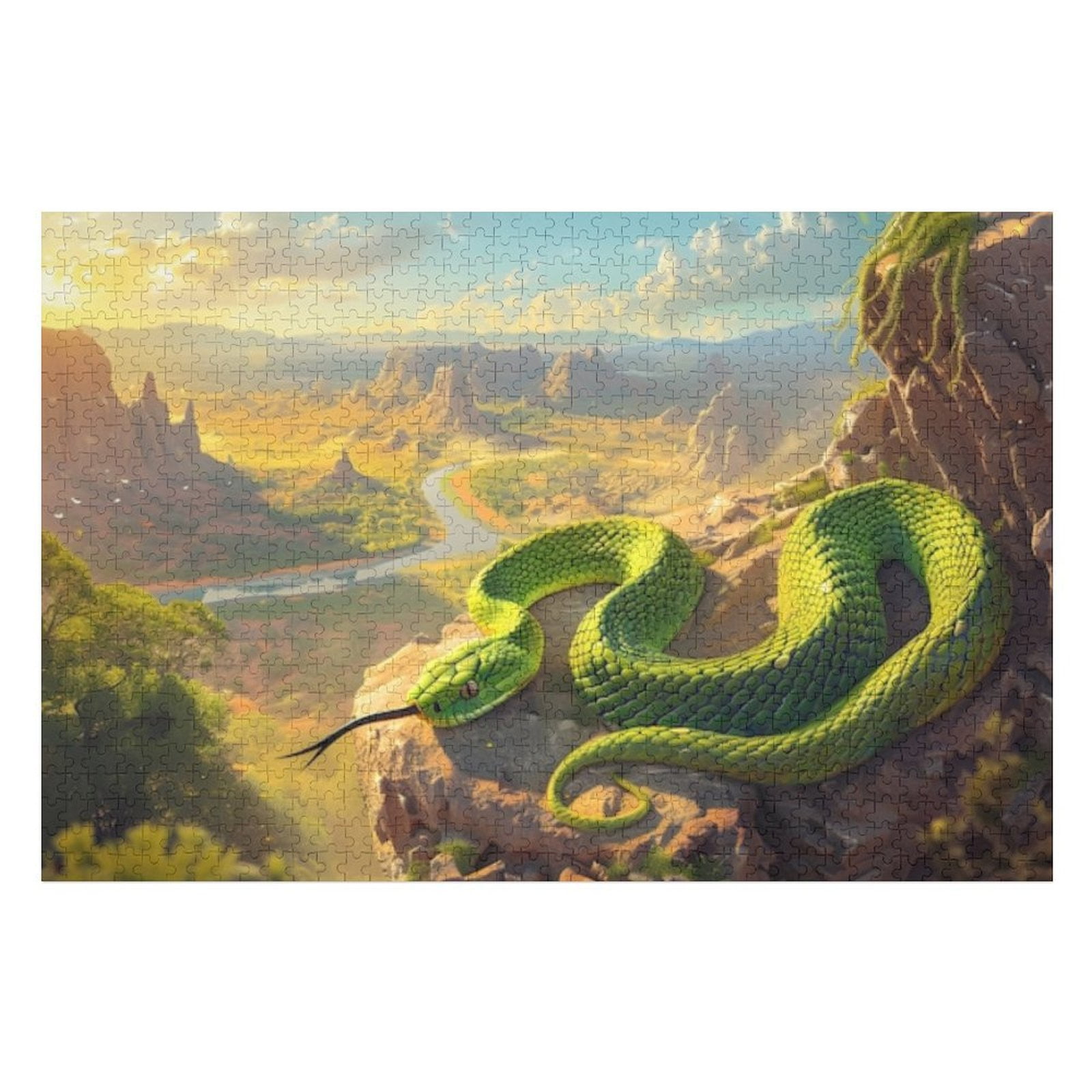 Puzzles for Adults 1000 Pieces - Snake Best Challenging Puzzles for ...