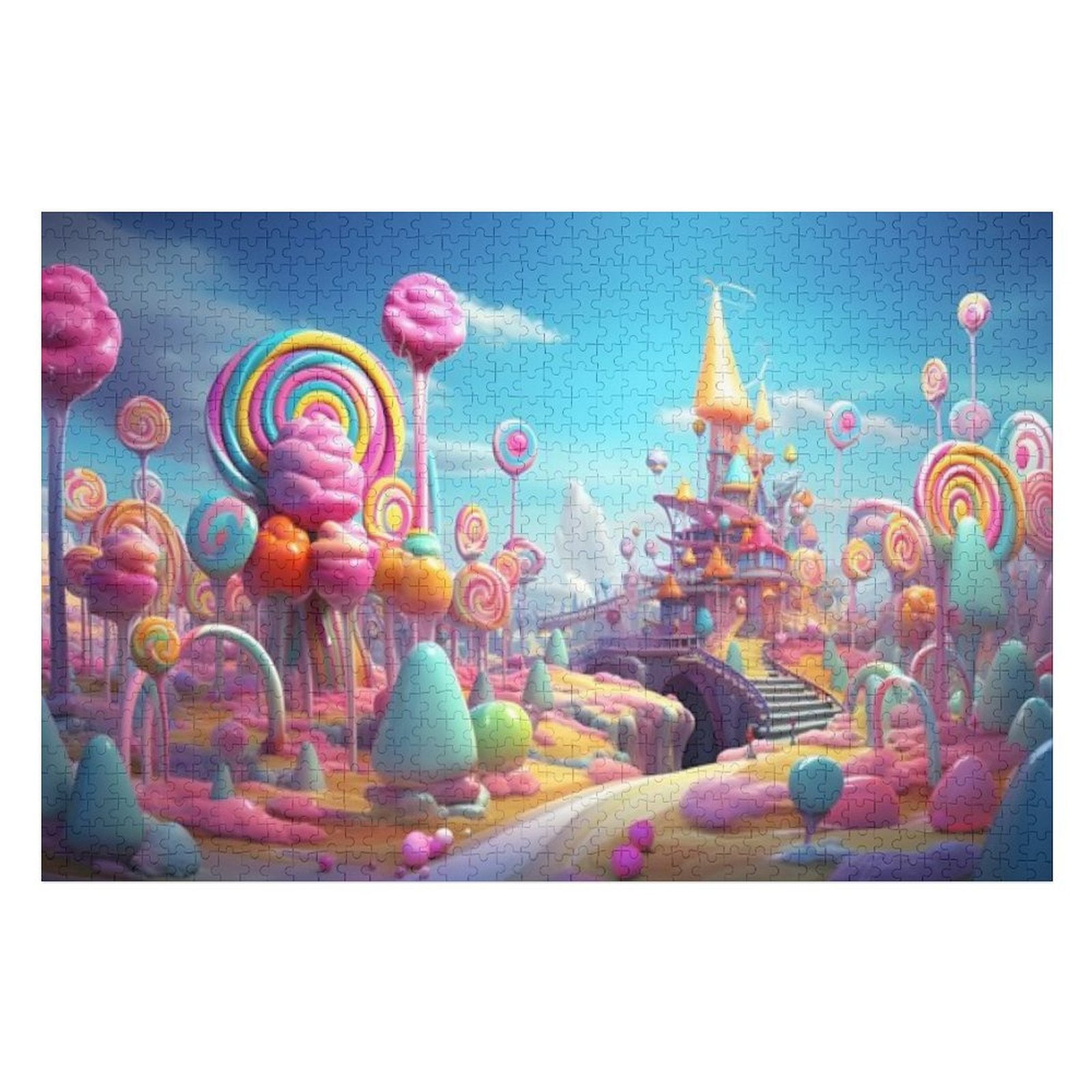 Puzzles for Adults 1000 Pieces - Sweet Fantasy World Funny Puzzles ...