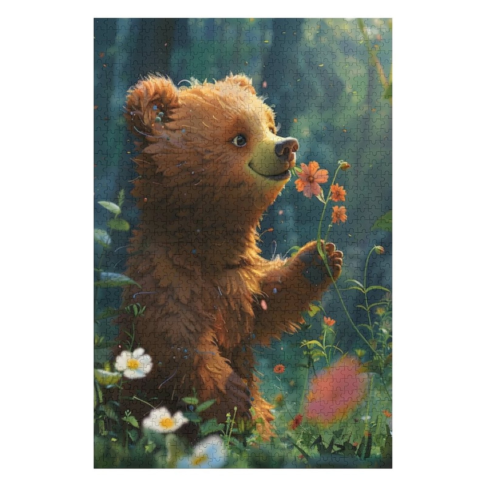 Puzzles for Adults 300 Pieces - Adorable Bear Perfect Interlocking ...