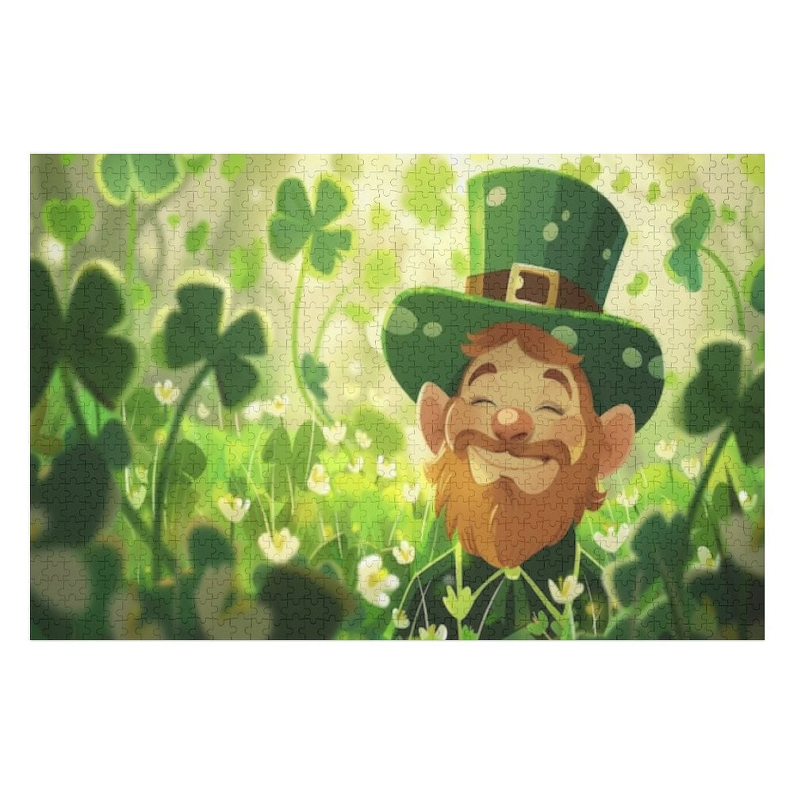 Puzzles for Adults 300 Pieces - Cartoon Saint Patrick Adult Stress ...