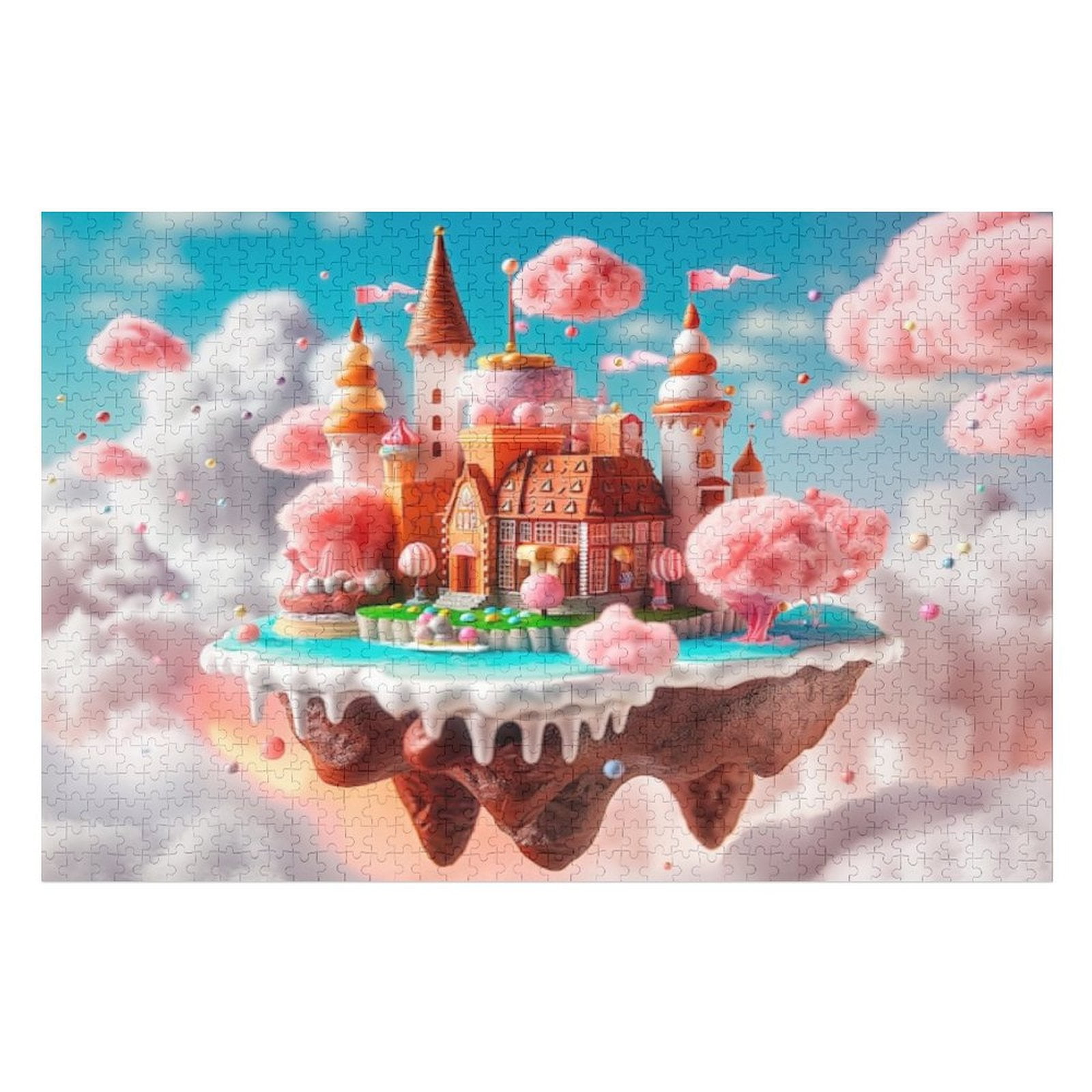 Puzzles for Adults 300 Pieces - Chocolate Factory Wooden Jigsaw Puzzle ...