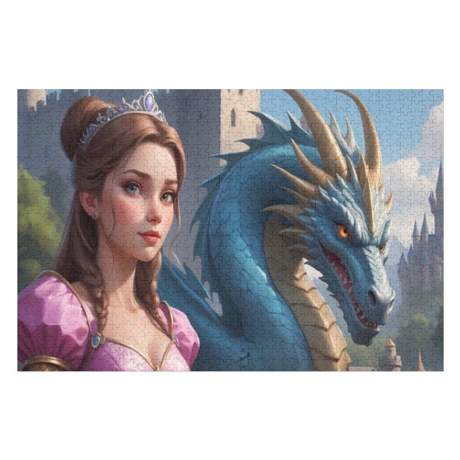 Puzzles for Adults 300 Pieces - Fantasy Princess Funny Puzzle Learning ...
