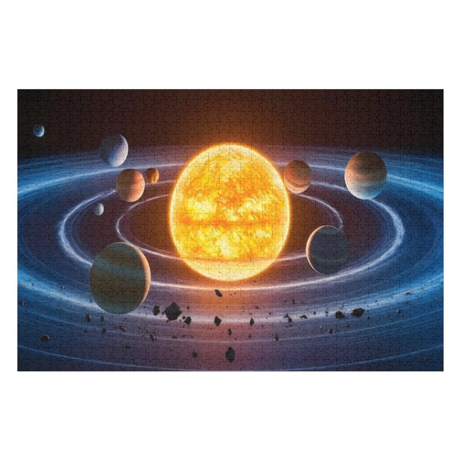 Puzzles for Adults 300 Pieces - Galaxy Outer Space Planet Solar System ...