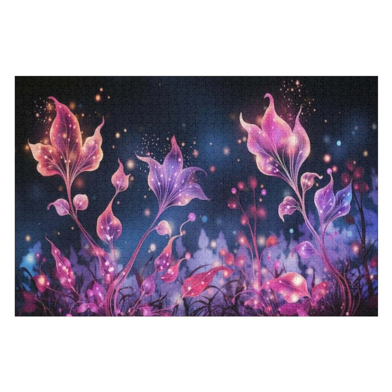 Puzzles for Adults 300 Pieces - Modern Pink Color Wooden Jigsaw Puzzle ...