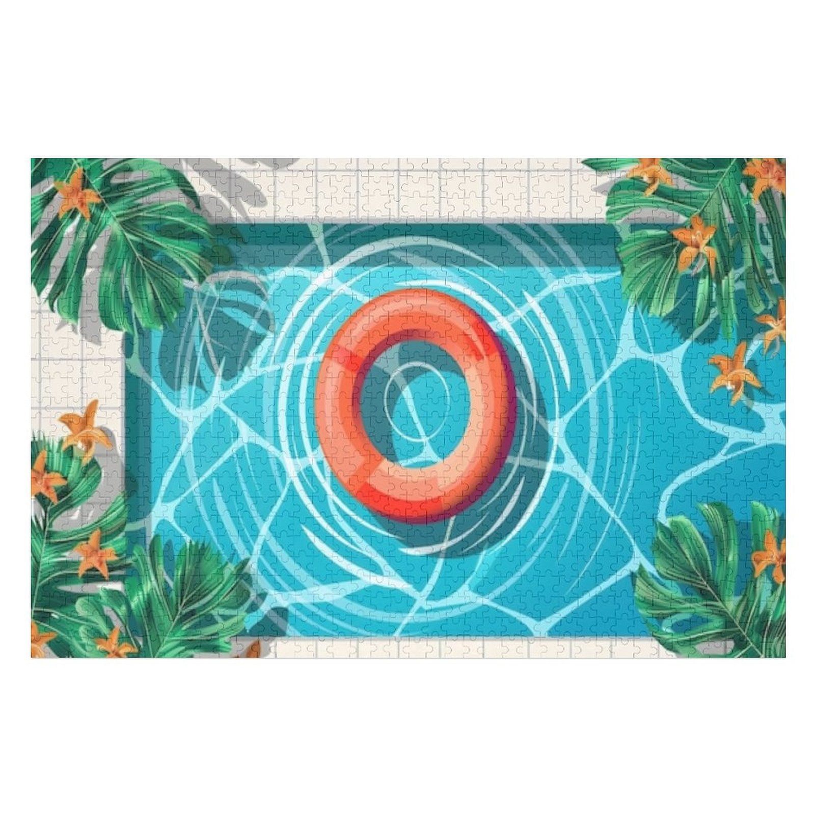 Puzzles for Adults 300 Pieces - Pool Puzzle Christmas Perfect for ...