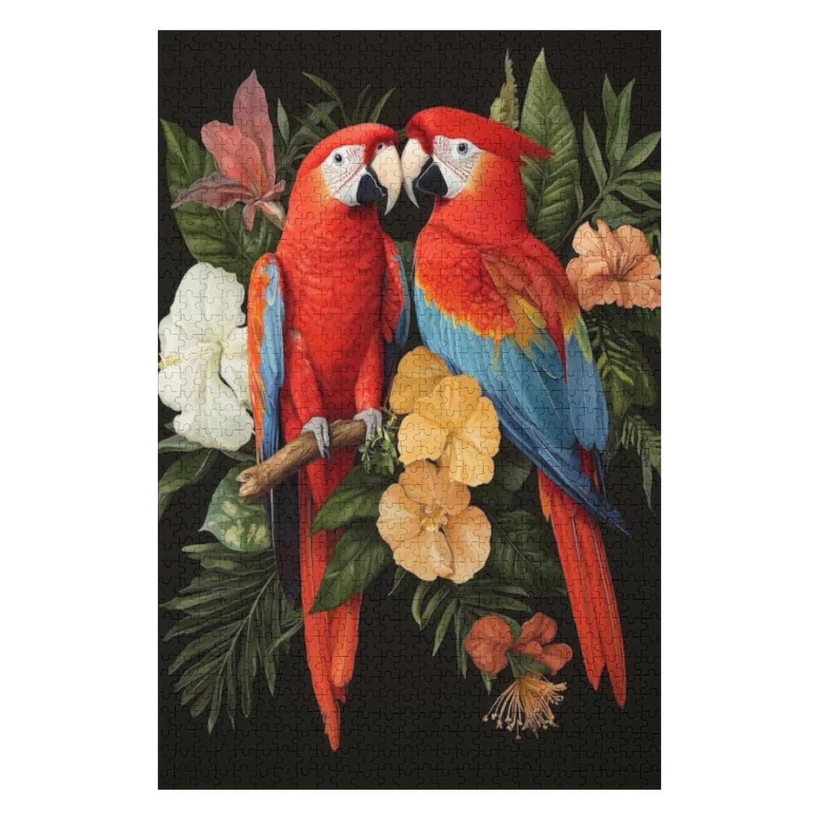 Puzzles for Adults 300 Pieces - Tropical With Lush Botanical Exotic ...