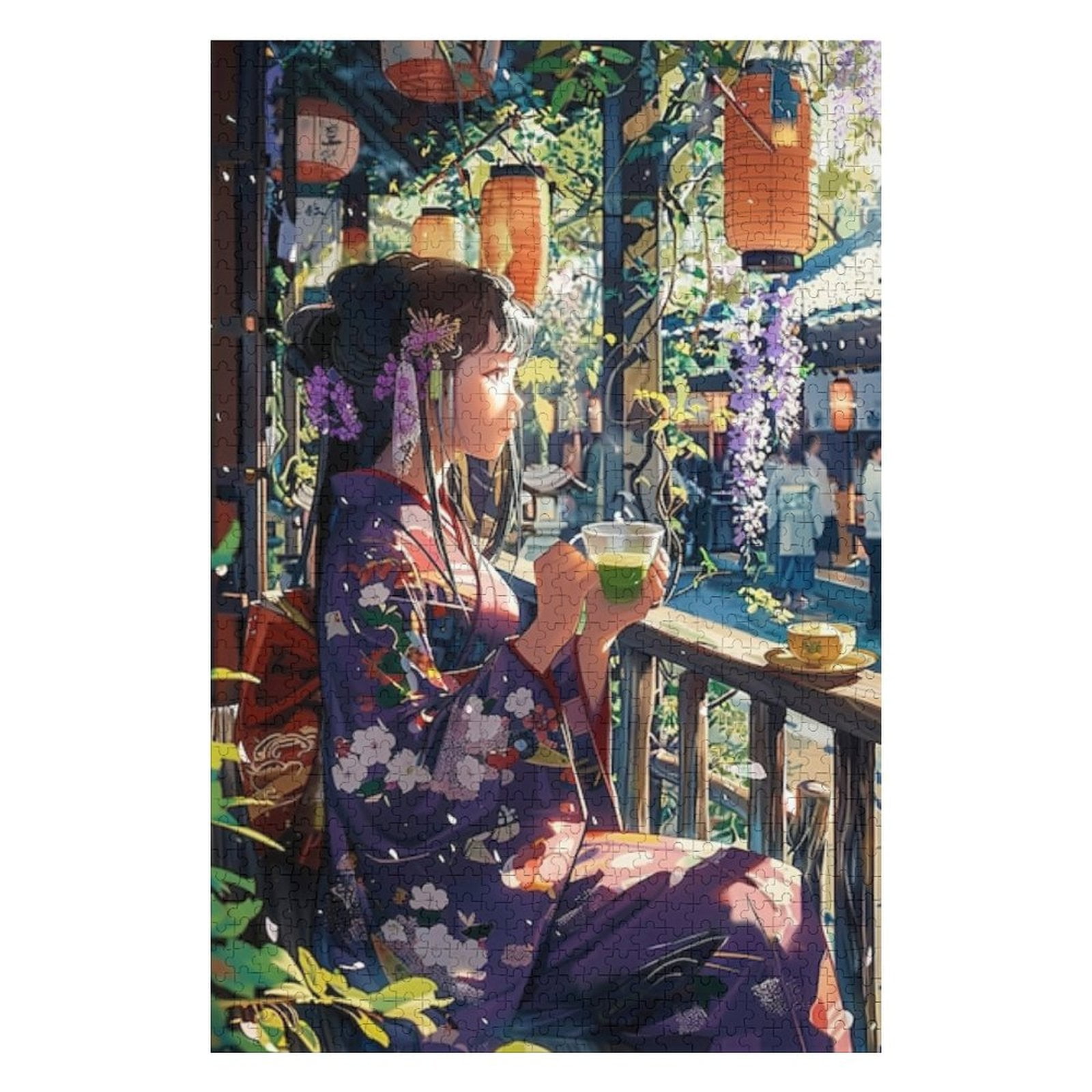 Puzzles for Adults 500 Pieces - Anime Japanese Character Puzzles for ...