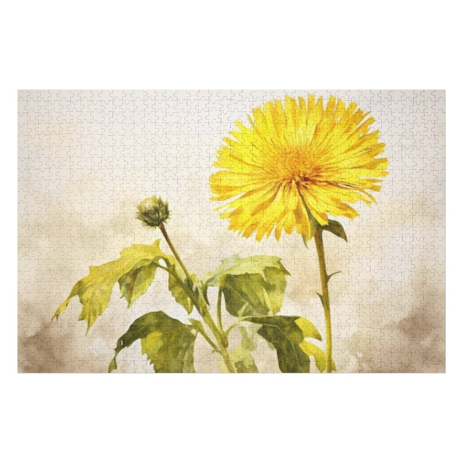 Puzzles for Adults 500 Pieces - Dandelions Sun Funny Puzzles Poster ...