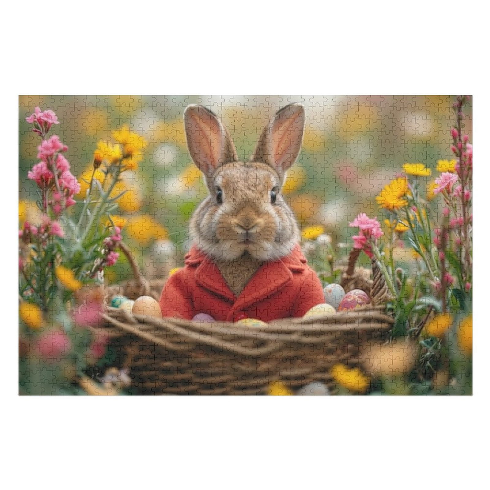 Puzzles for Adults 500 Pieces - Easter Celebration With Dreamy Bunny ...